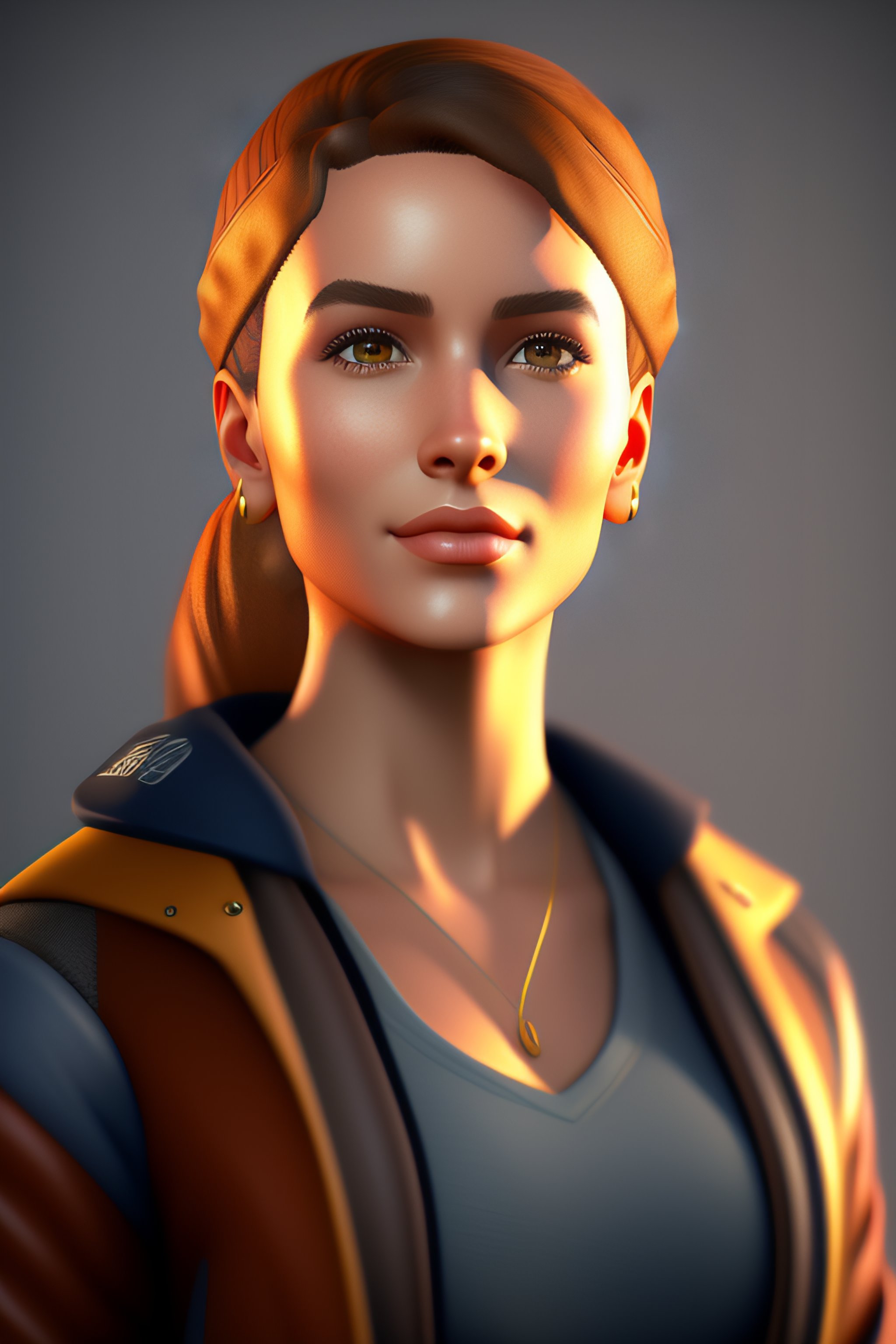 Lexica A 3d Young Adult Character Model Image With Realistic Environment