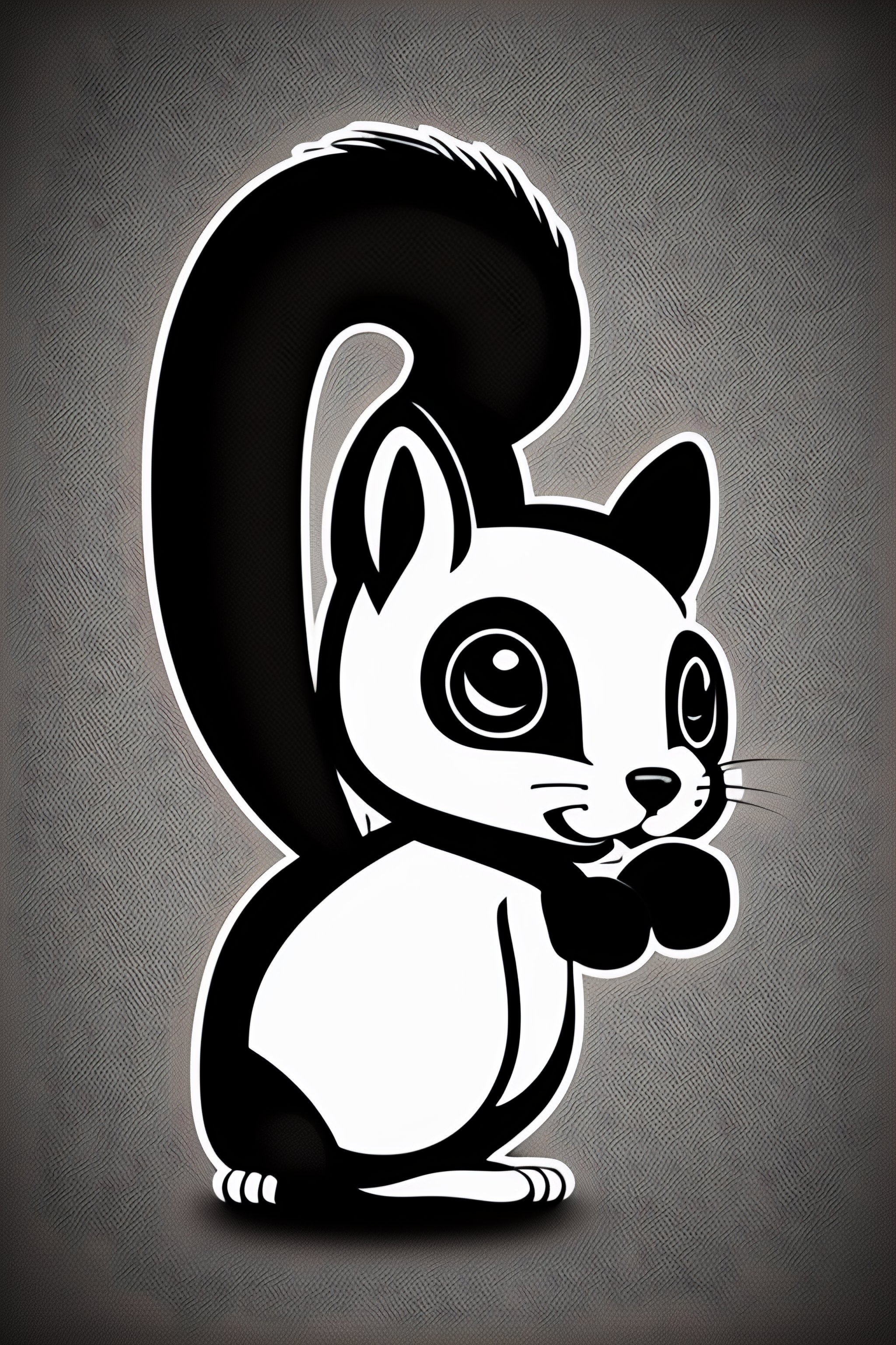 Lexica - Cartoon squirrel with boxing gloves and nature mountains ...