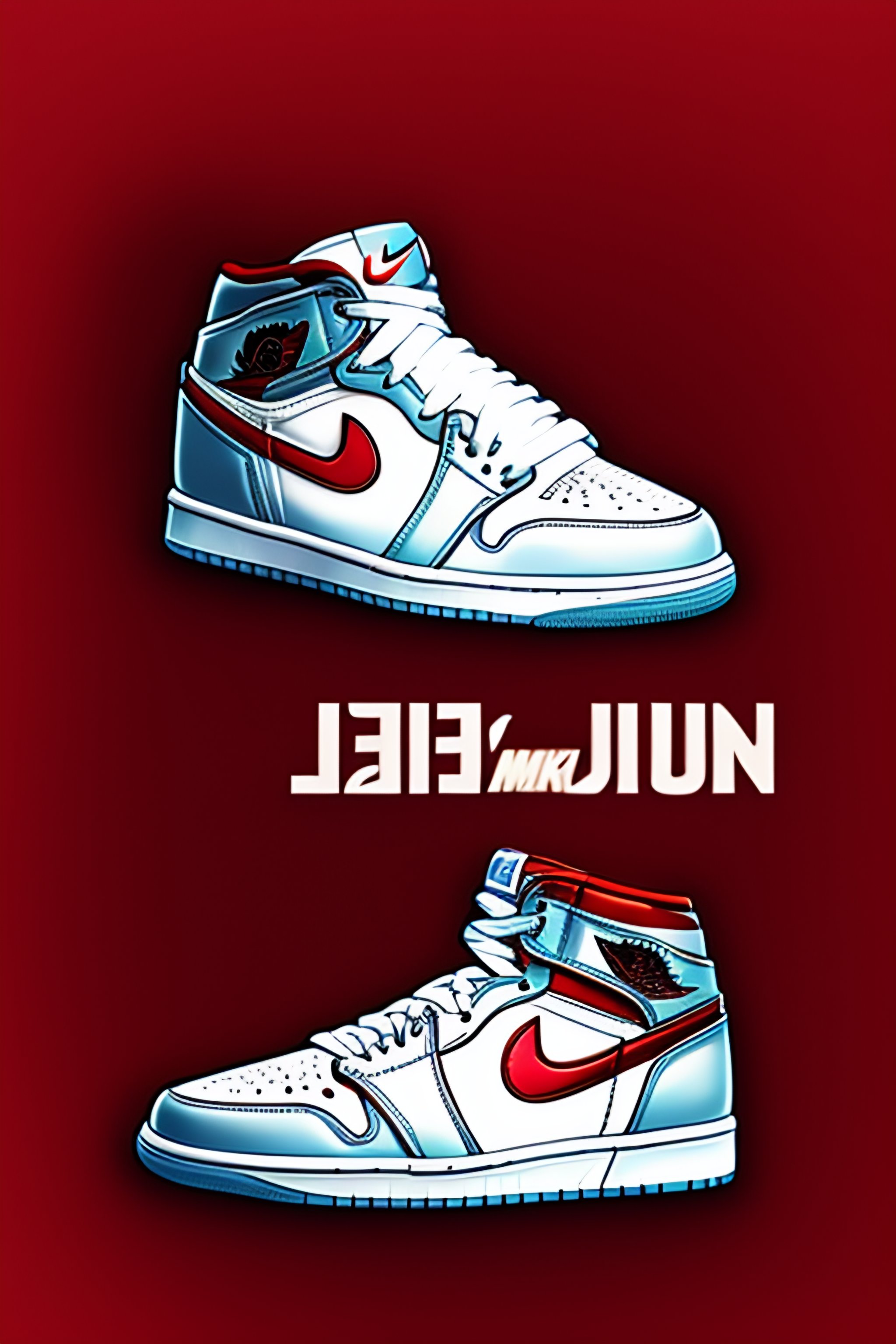 Lexica - Air jordan nike shoes, cartoon