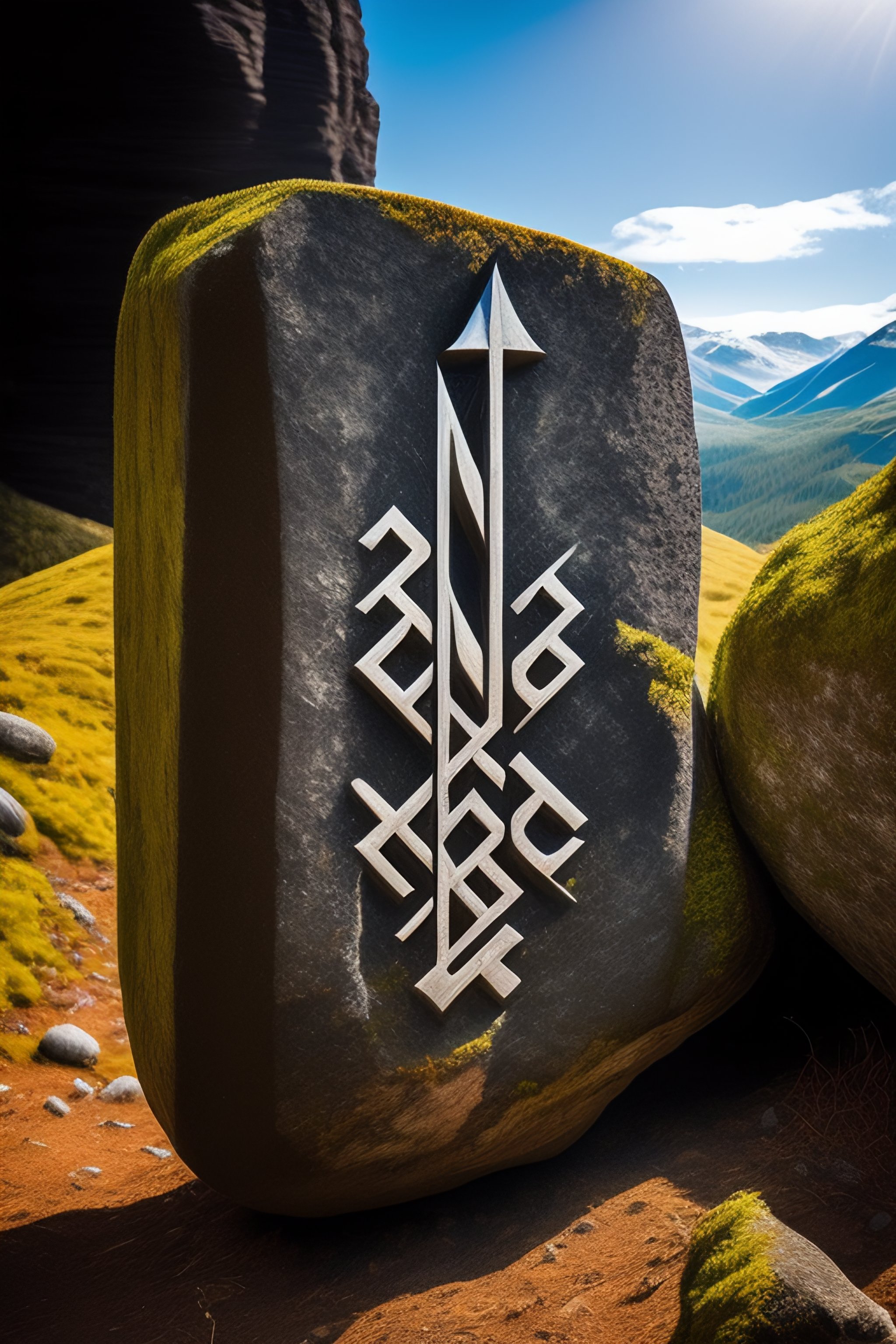 Lexica - A magic runes carved on rock