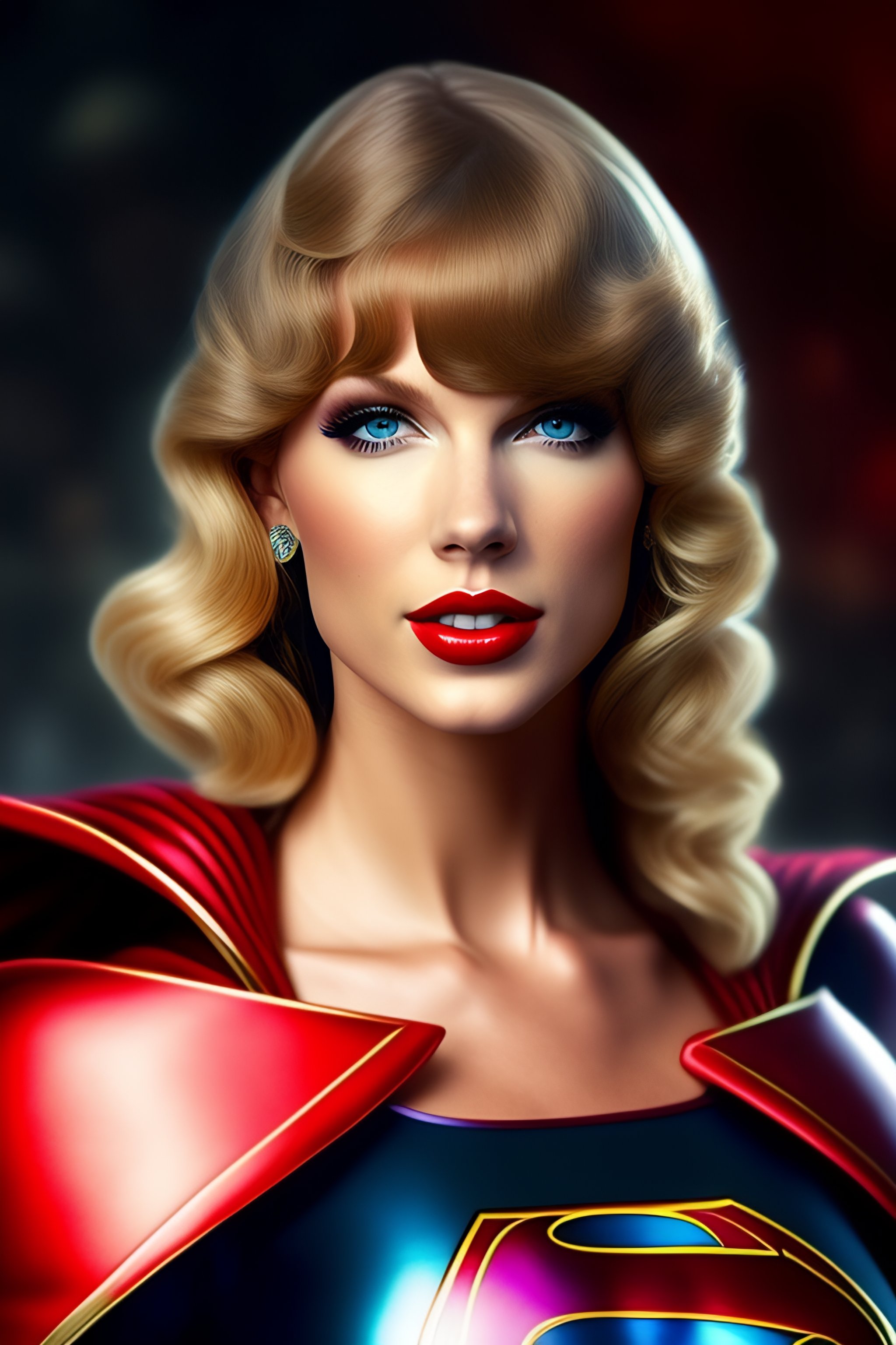 Lexica - Taylor Swift as Supergirl