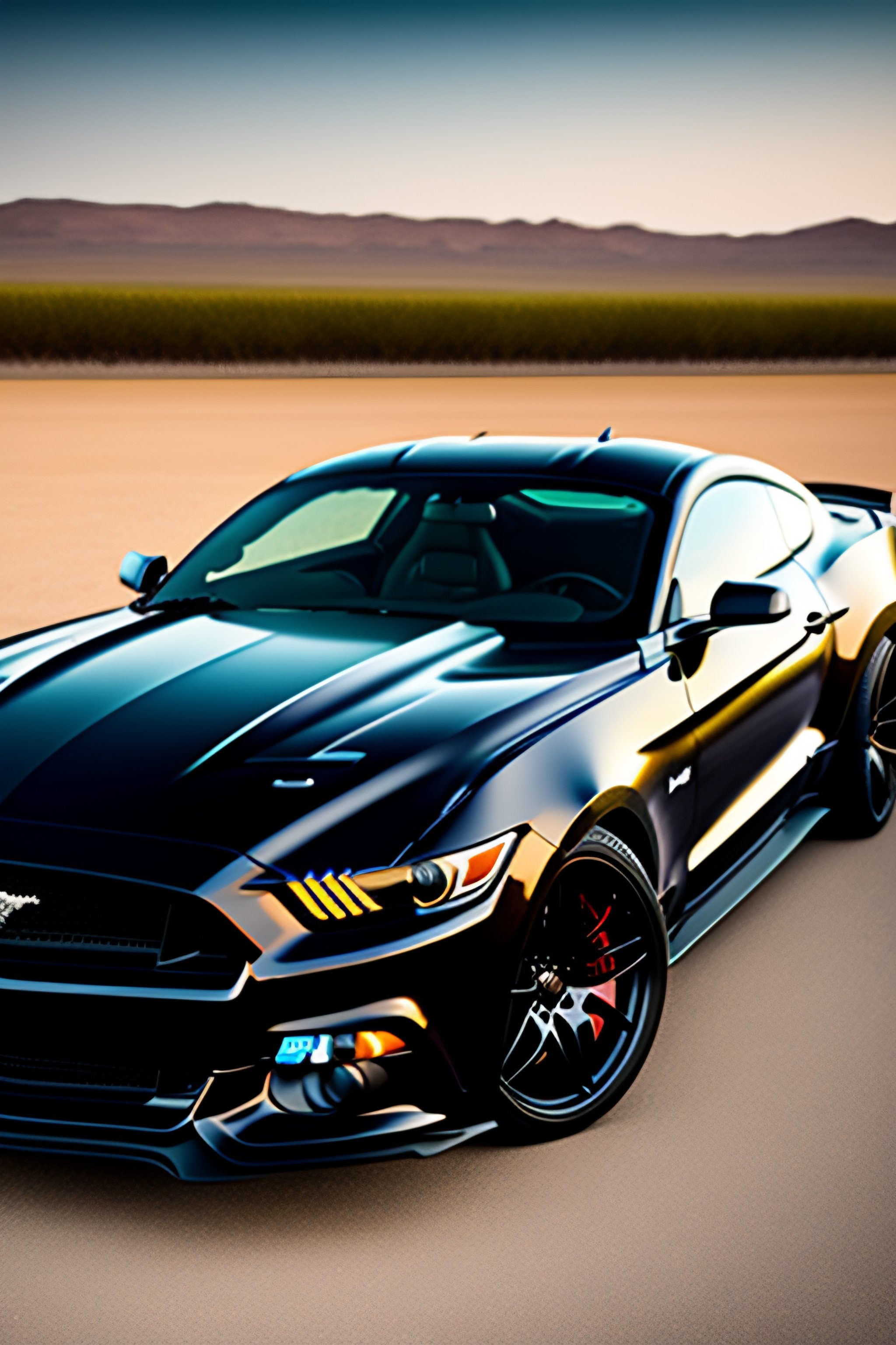 Lexica - Black 2014 ford mustang neon