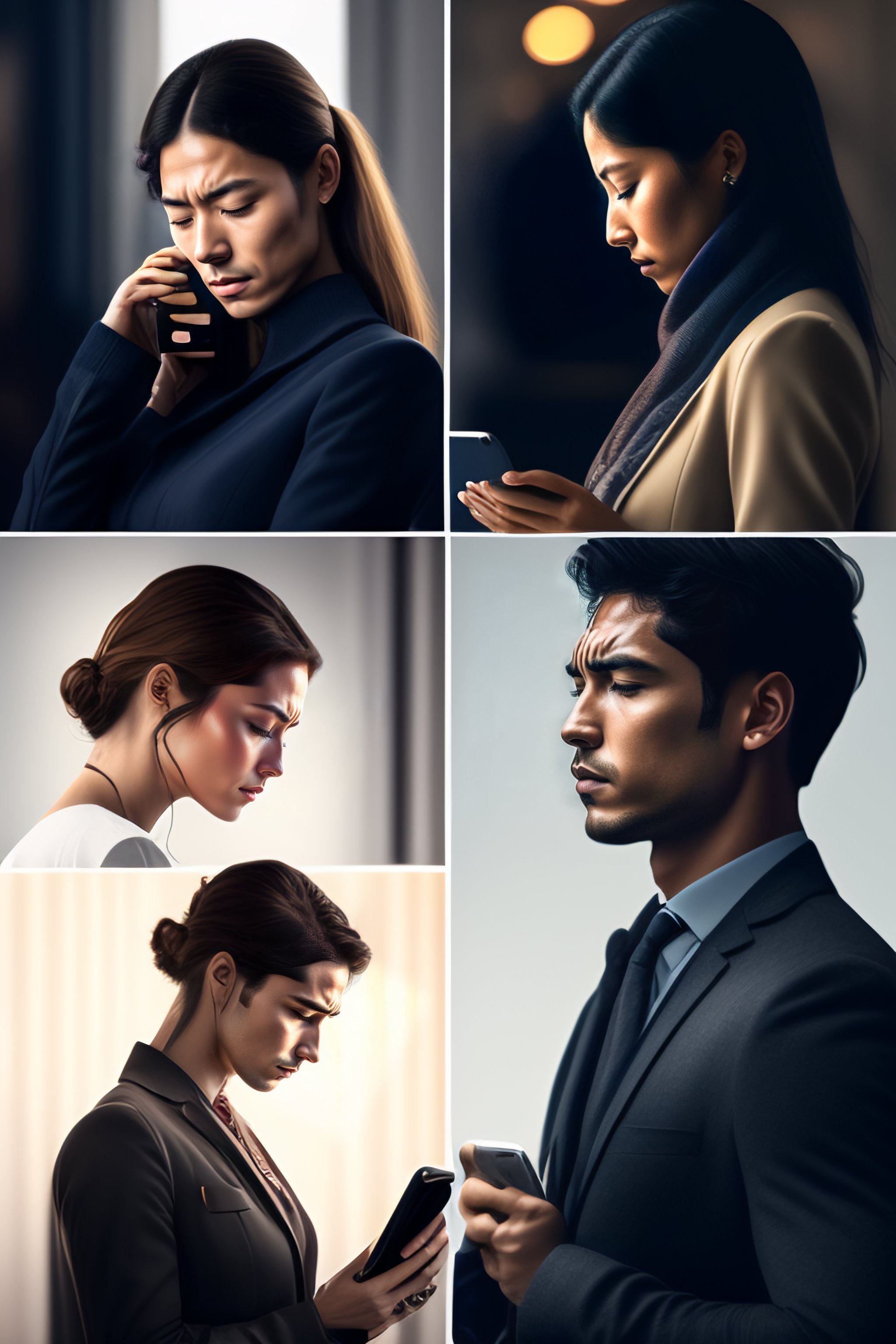 Lexica - The second image shows a person with poor posture, hunched ...