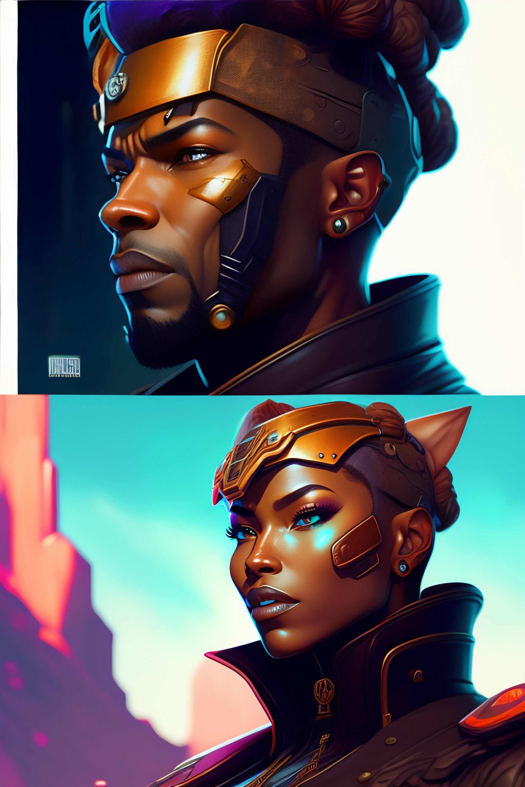 Lexica - A study of cell shaded portrait of james cameron cyborg as ...