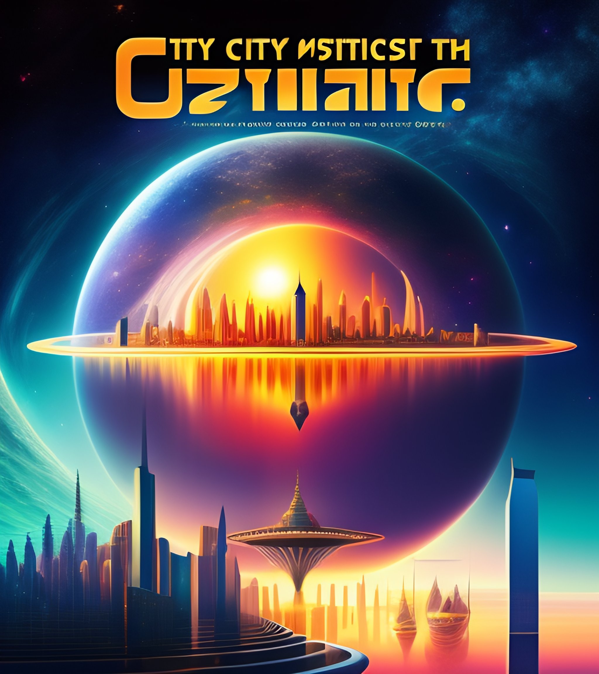 Lexica - Cosmic multiverse utopic city