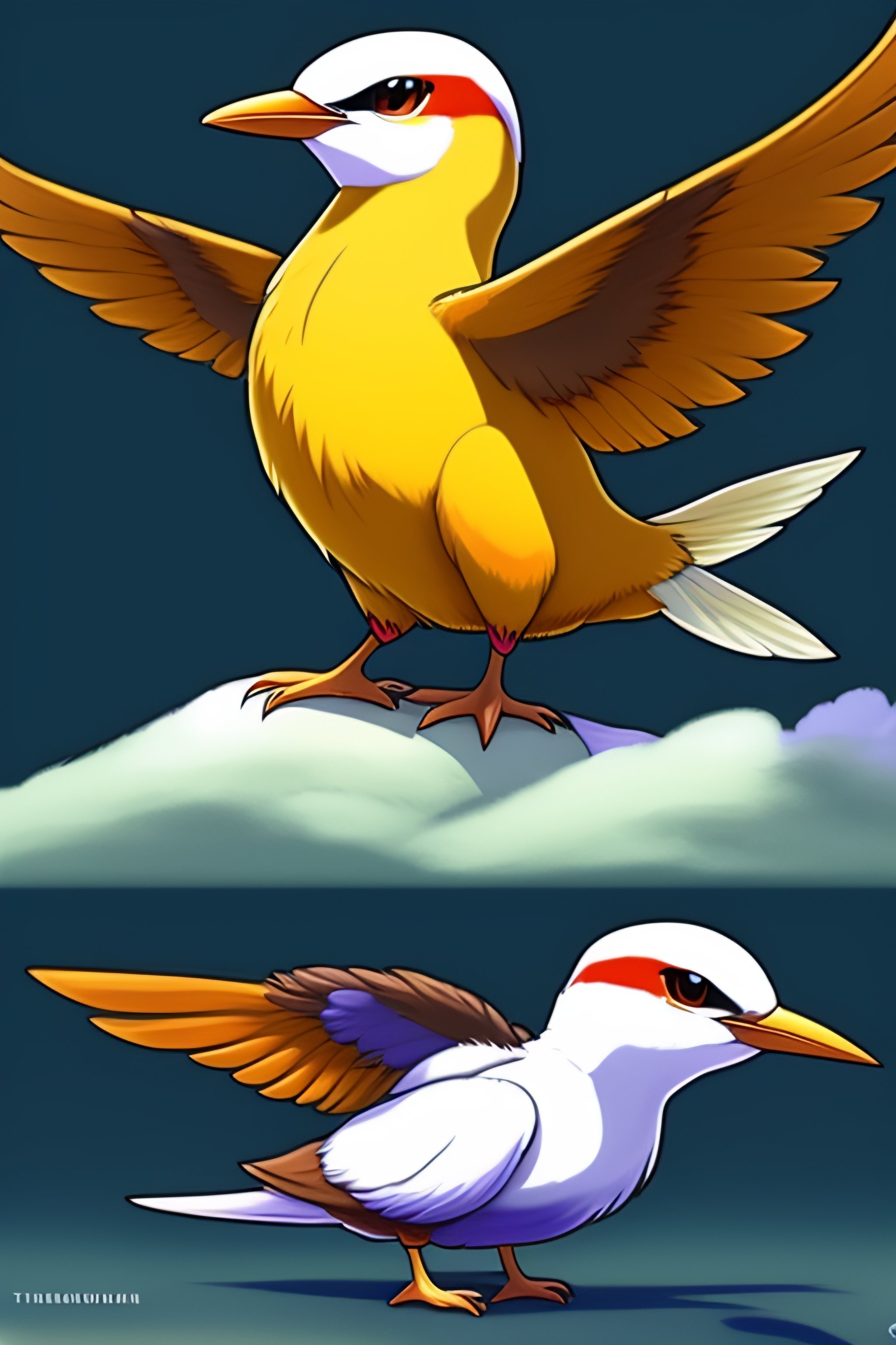 Lexica - Flying type Pokemon based on a tern, first stage Pokemon, connected to the weather ...