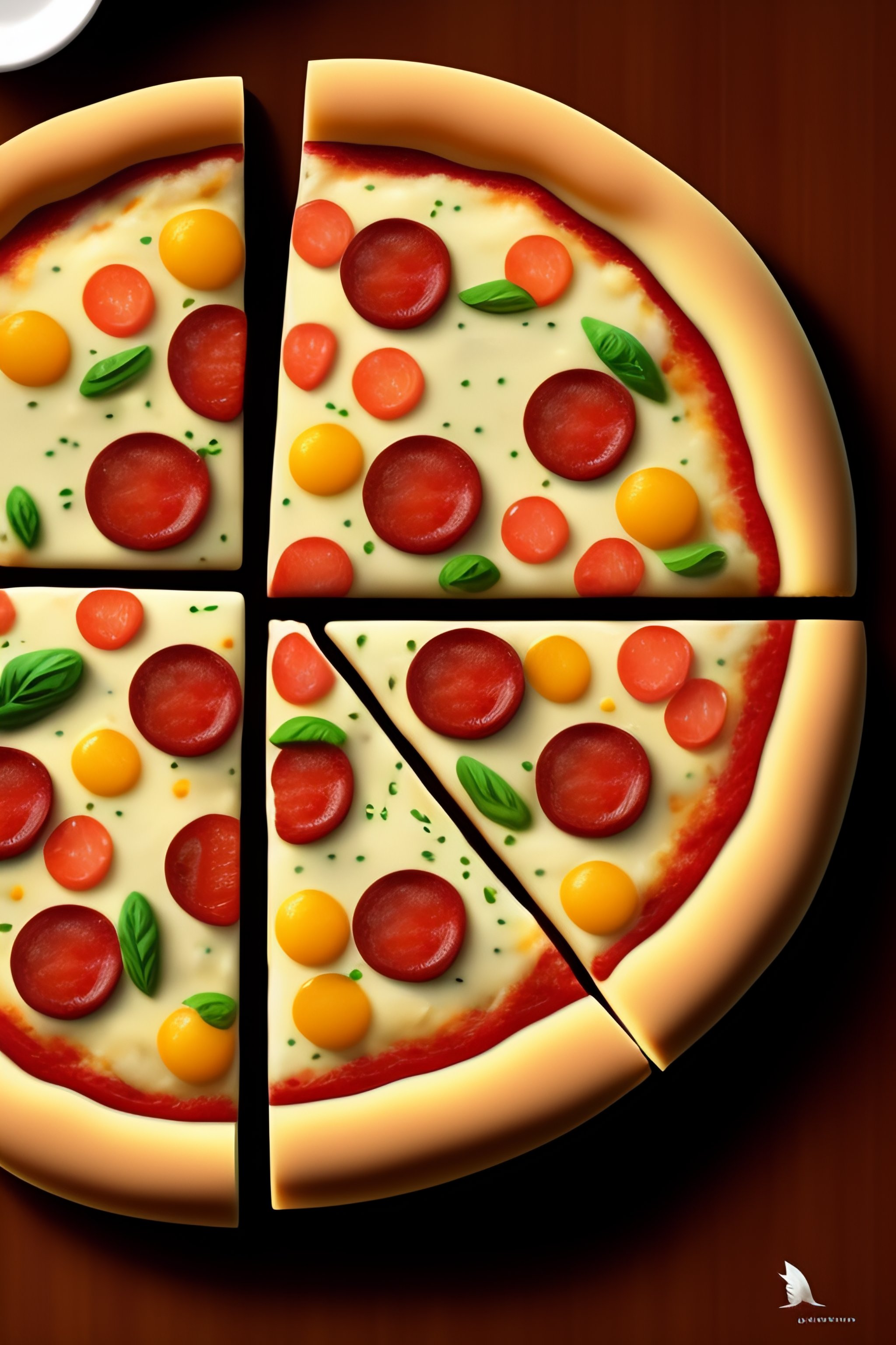 Lexica - Realistic pizza