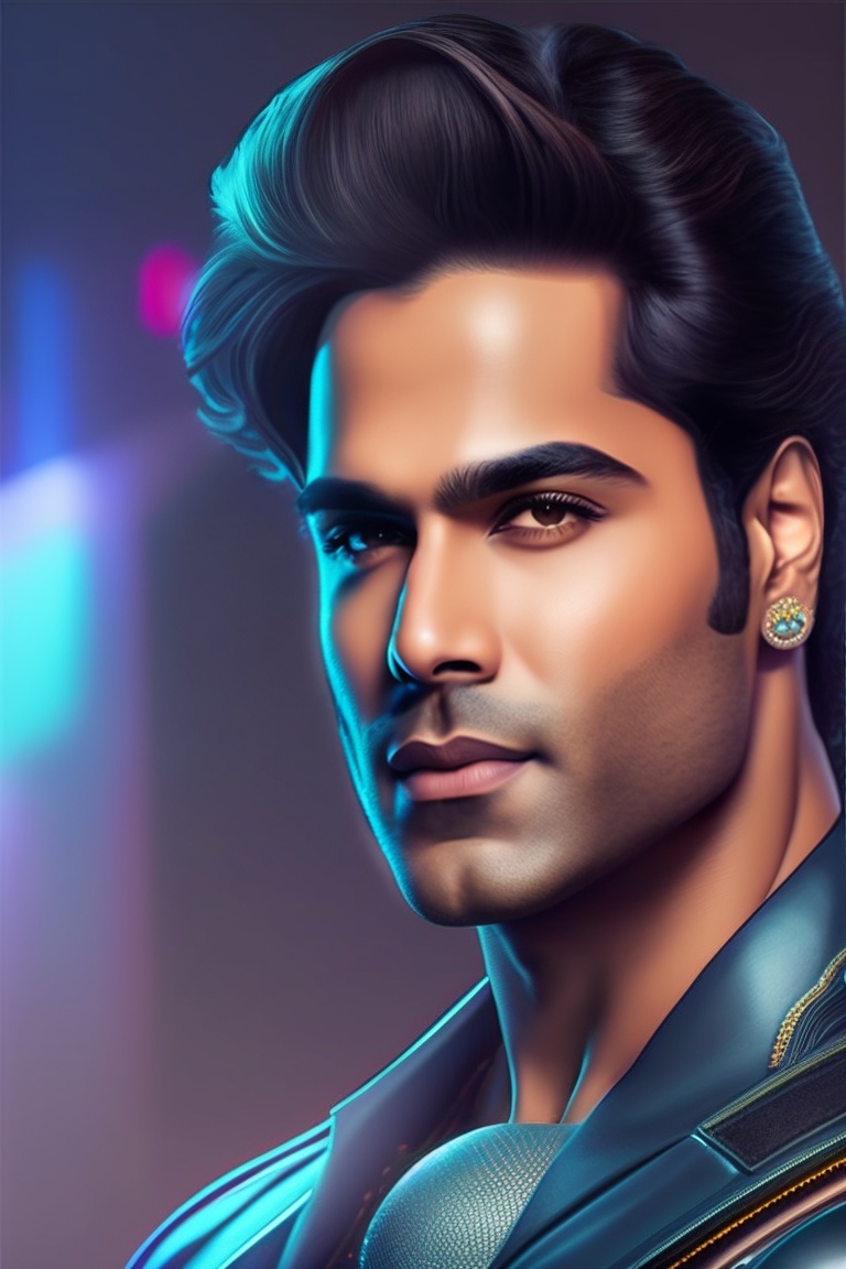 Lexica - Varun dhawan, Dreamy, hyperwave, muscles, ethereal, Full body ...