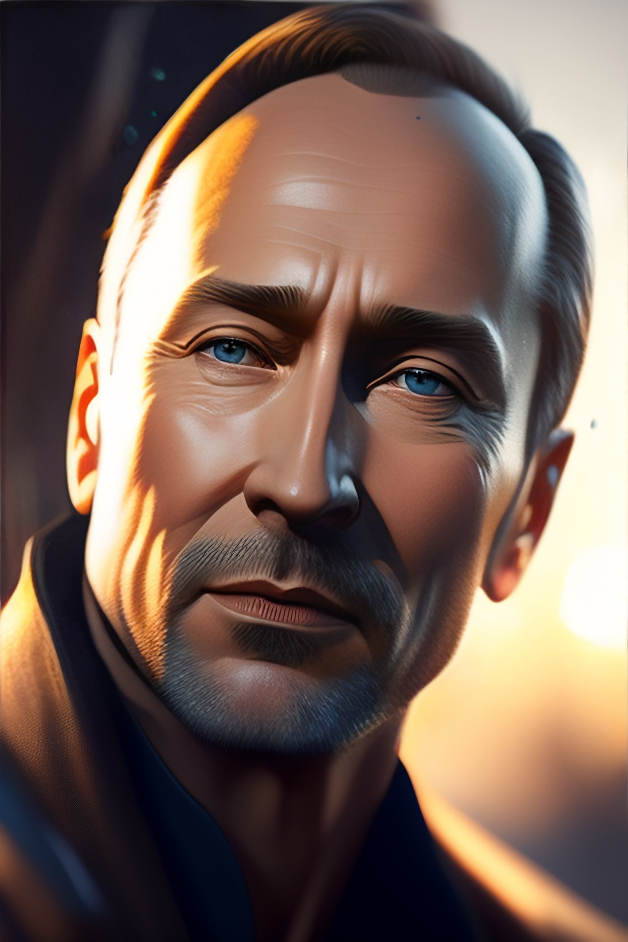 Lexica - Movie still macro close photo of Putin, by weta disney pixar ...