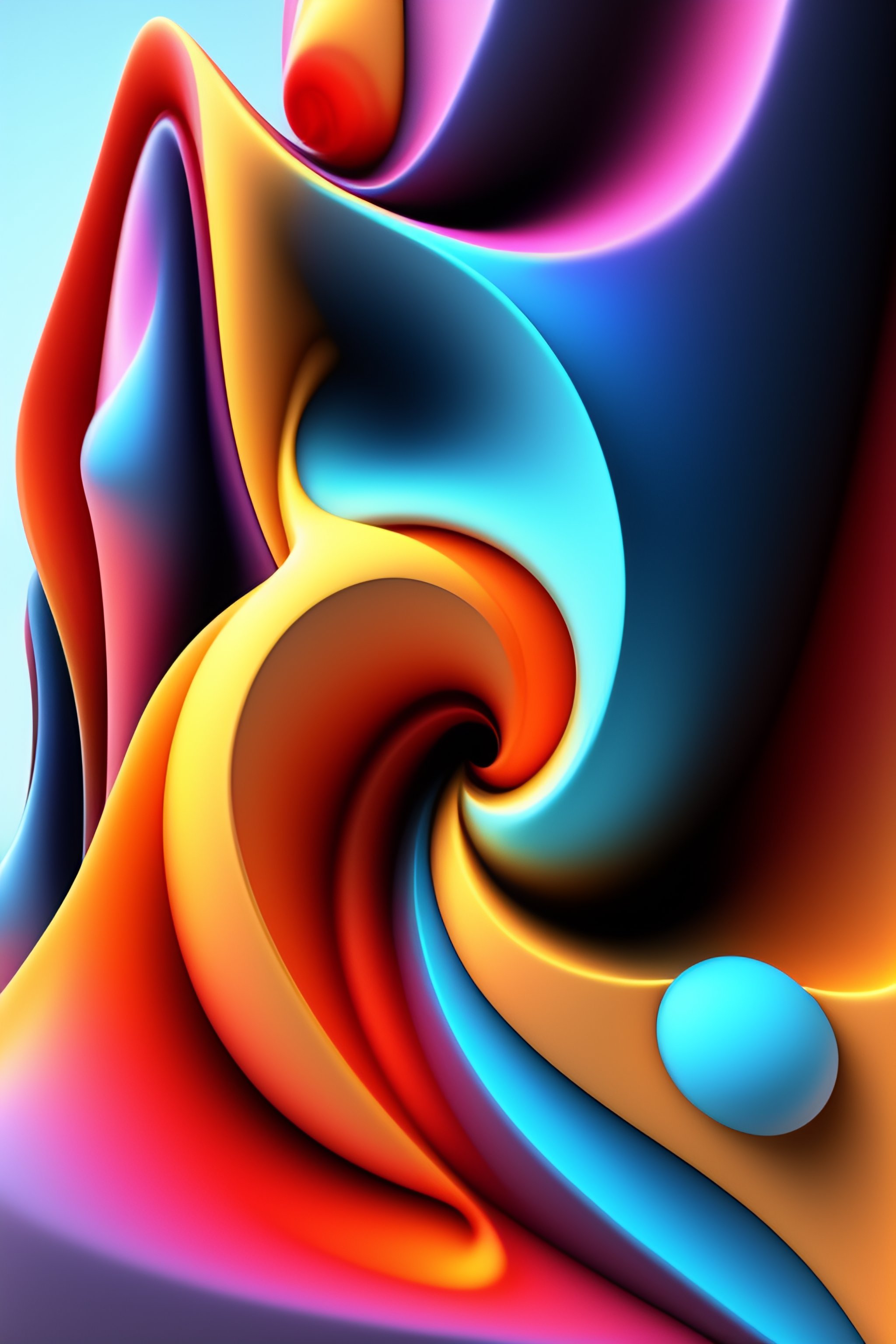 Lexica - 3D abstract art, soft colors, extremely detailed, 8k