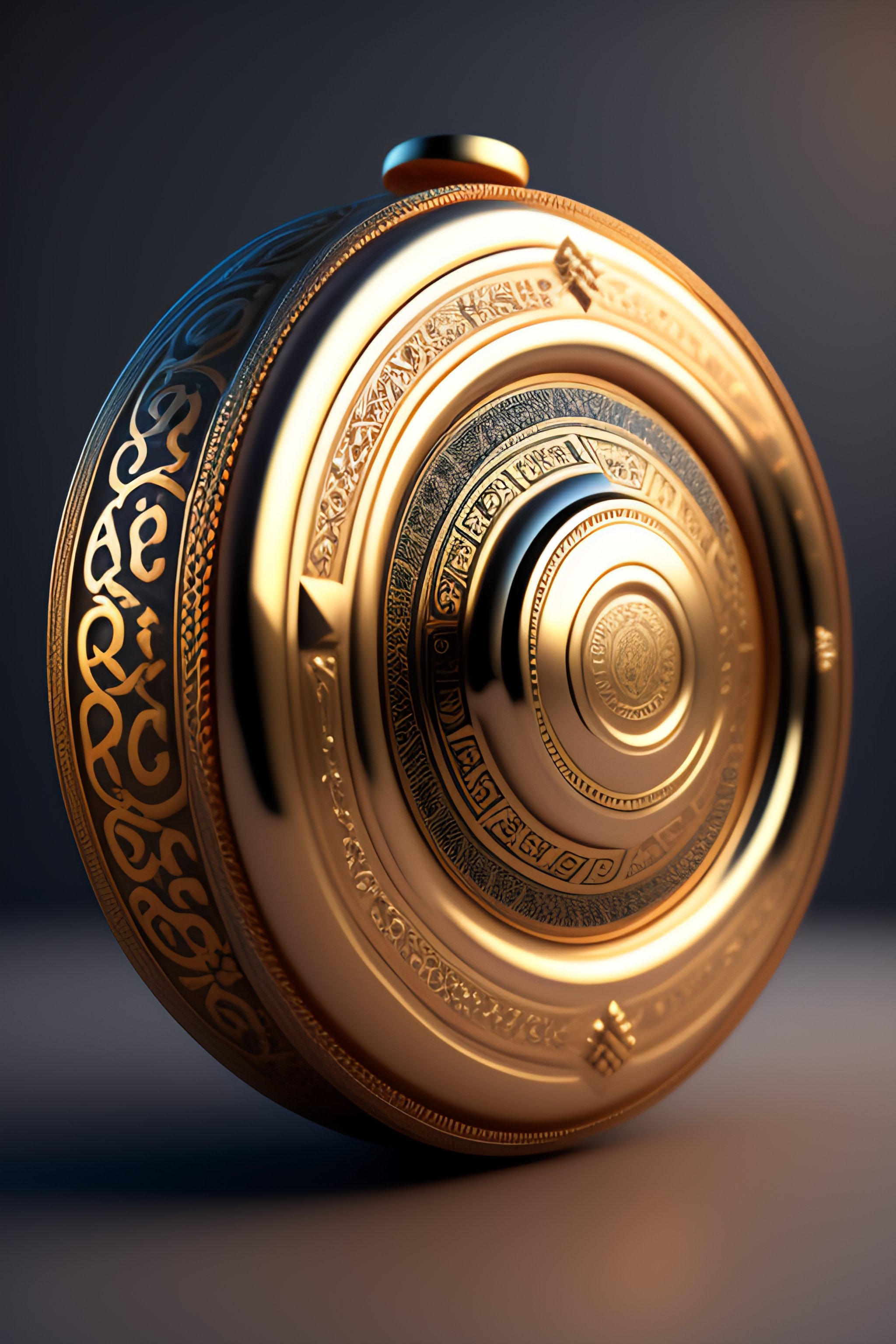 Lexica - Large circular ancient artefact with missing pieces. covered ...