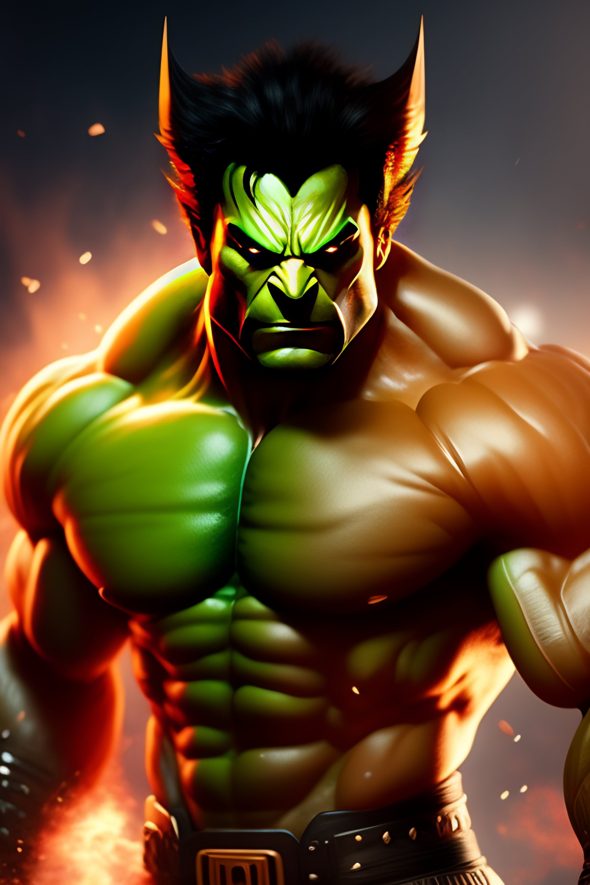 Lexica - A mix Between Wolverine and Hulk