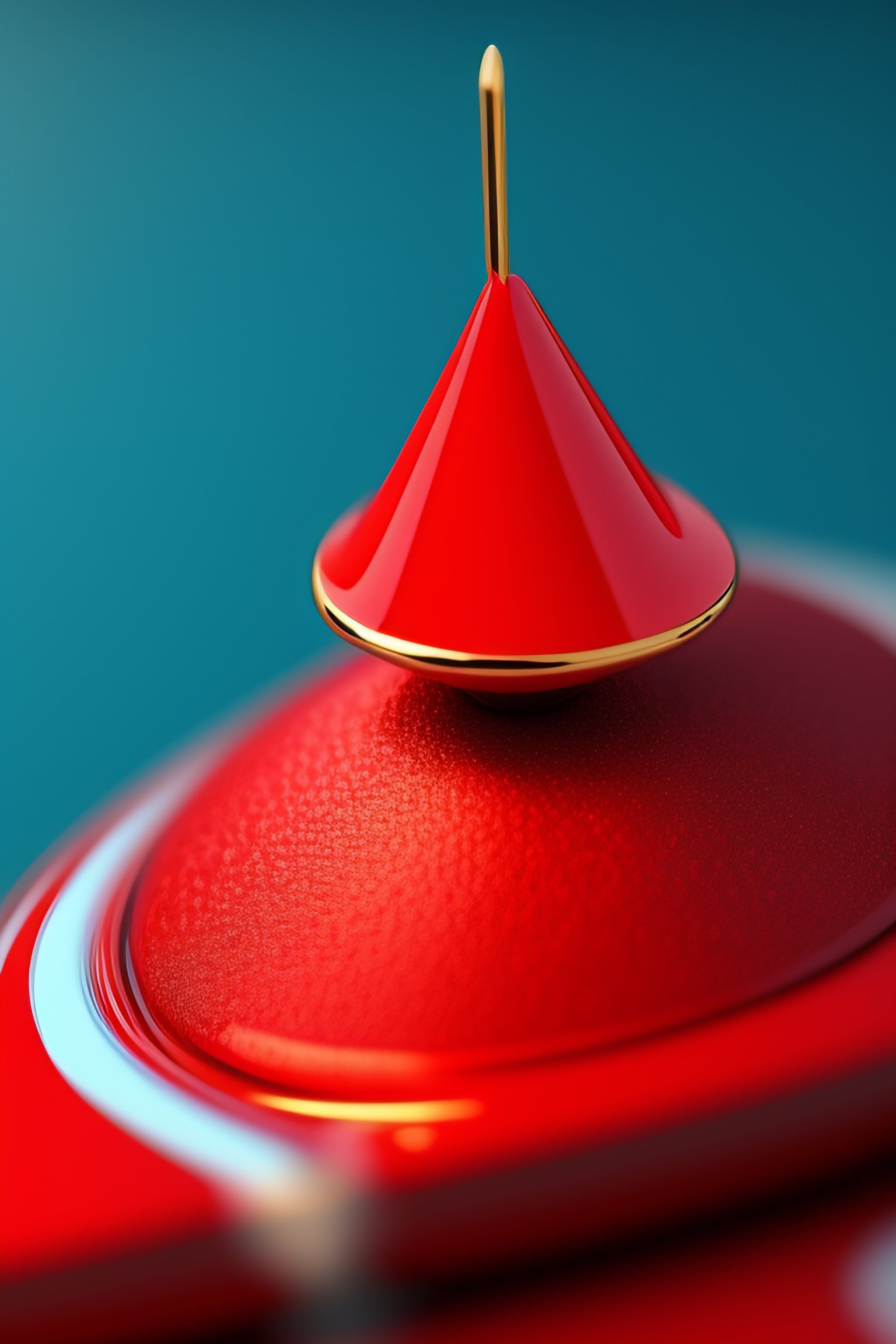 Lexica - 3d render of a red location pin, pin dropped on Levent ...