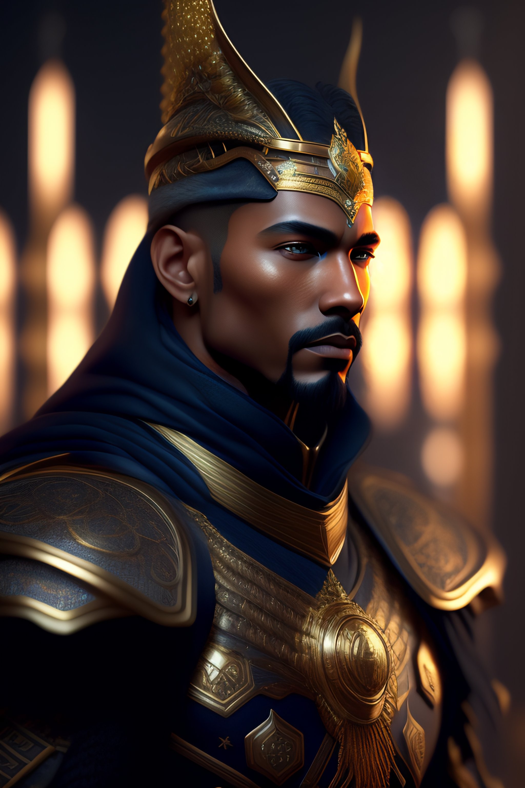 Lexica - Realistic render portrait of a sorcerer with an intricate ...