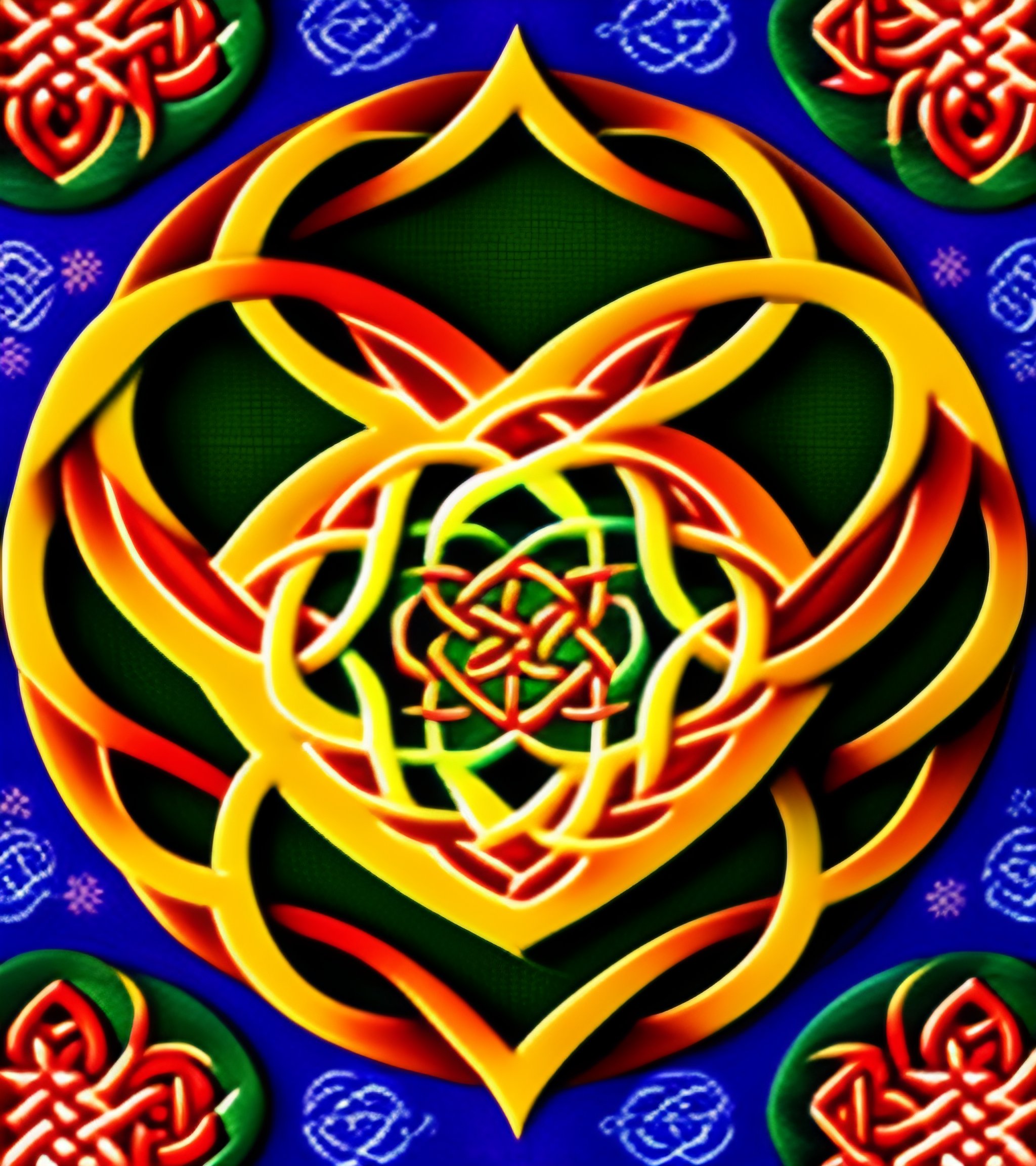 Lexica - Heart intertwined elfish, Celtic knots, symmetrical and ...
