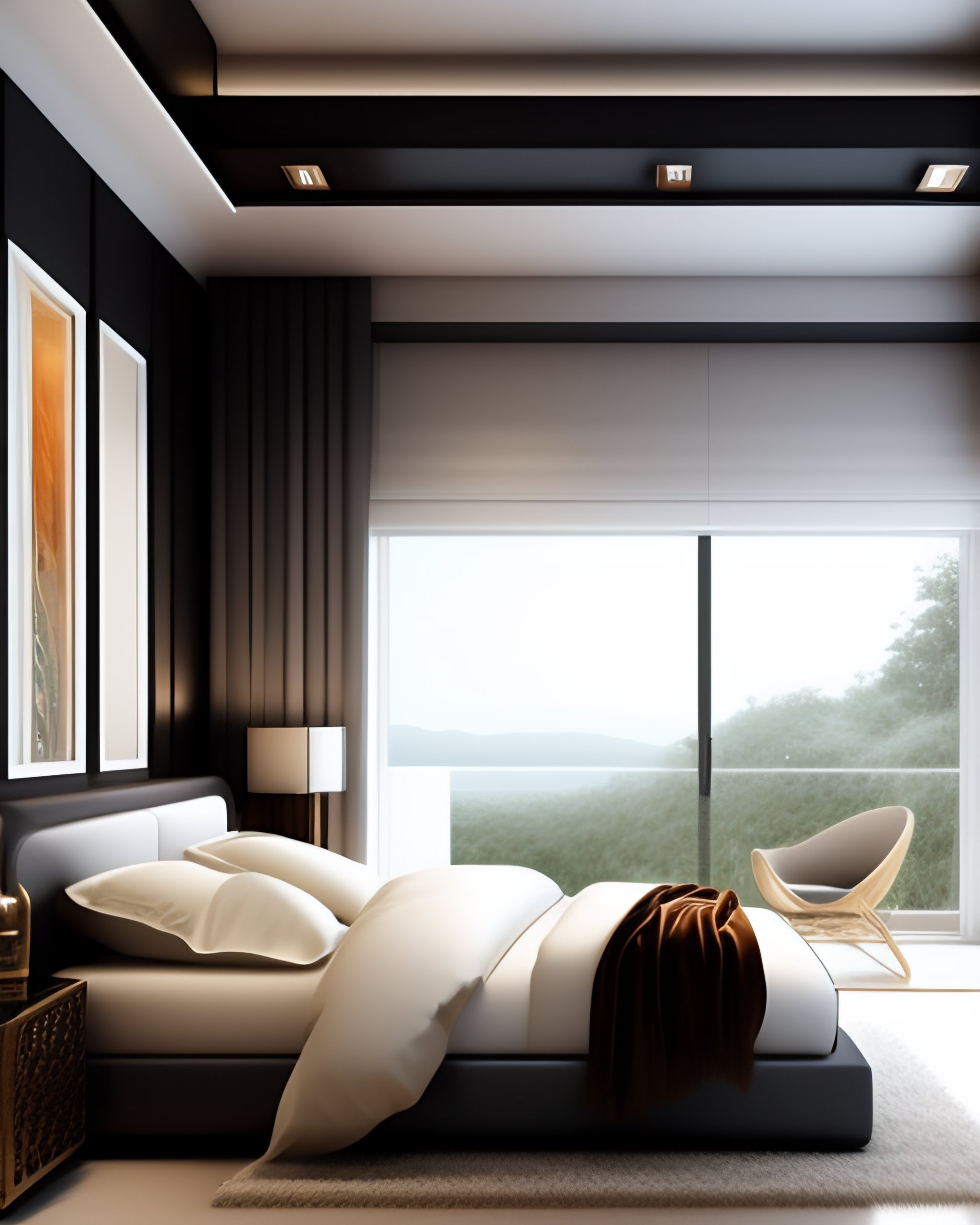 Lexica - White color interior, modular, bedroom, indian style, simple ...