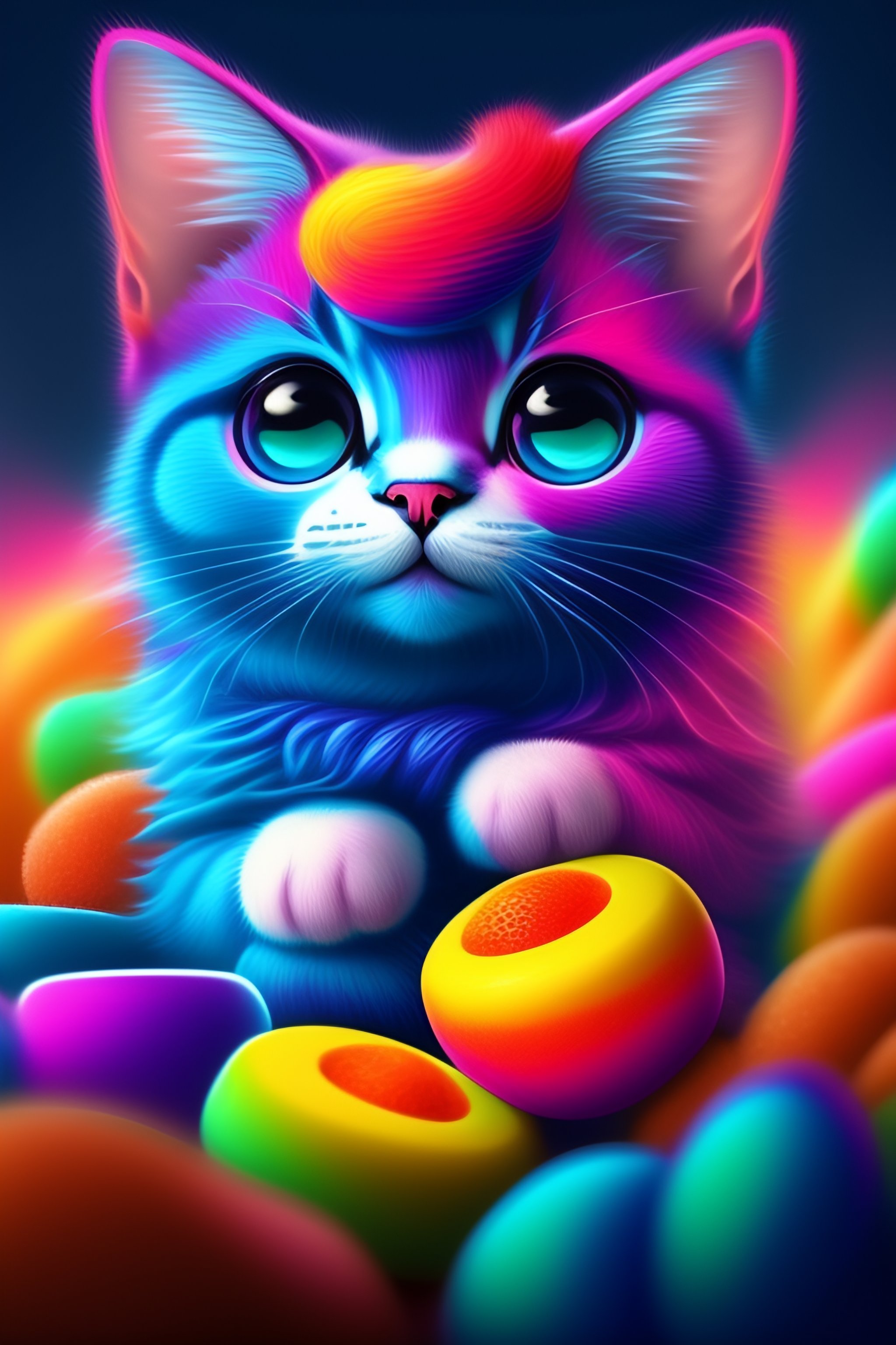 Lexica - Fruit loops cat and stitch