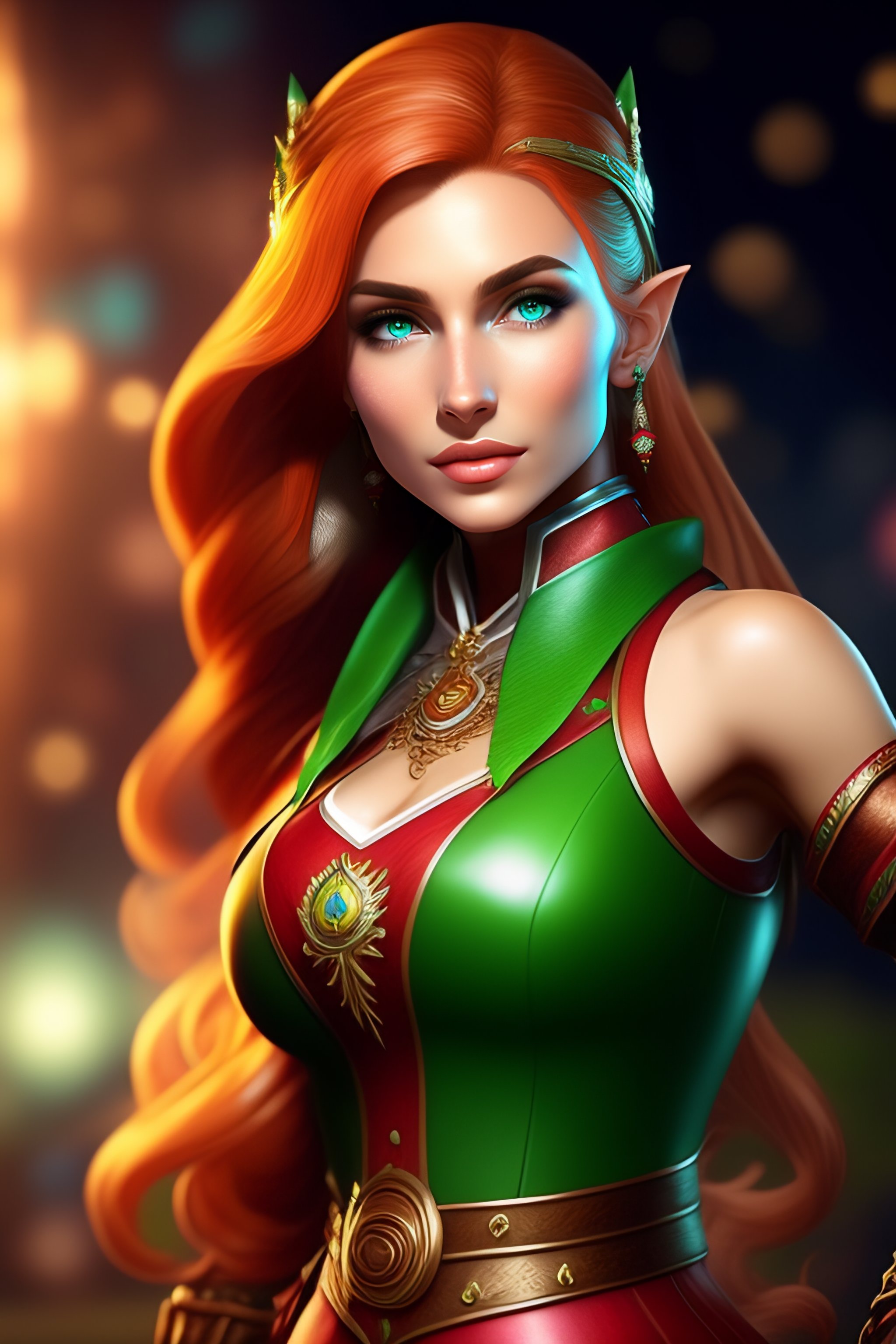Lexica - Elf, girl, game character