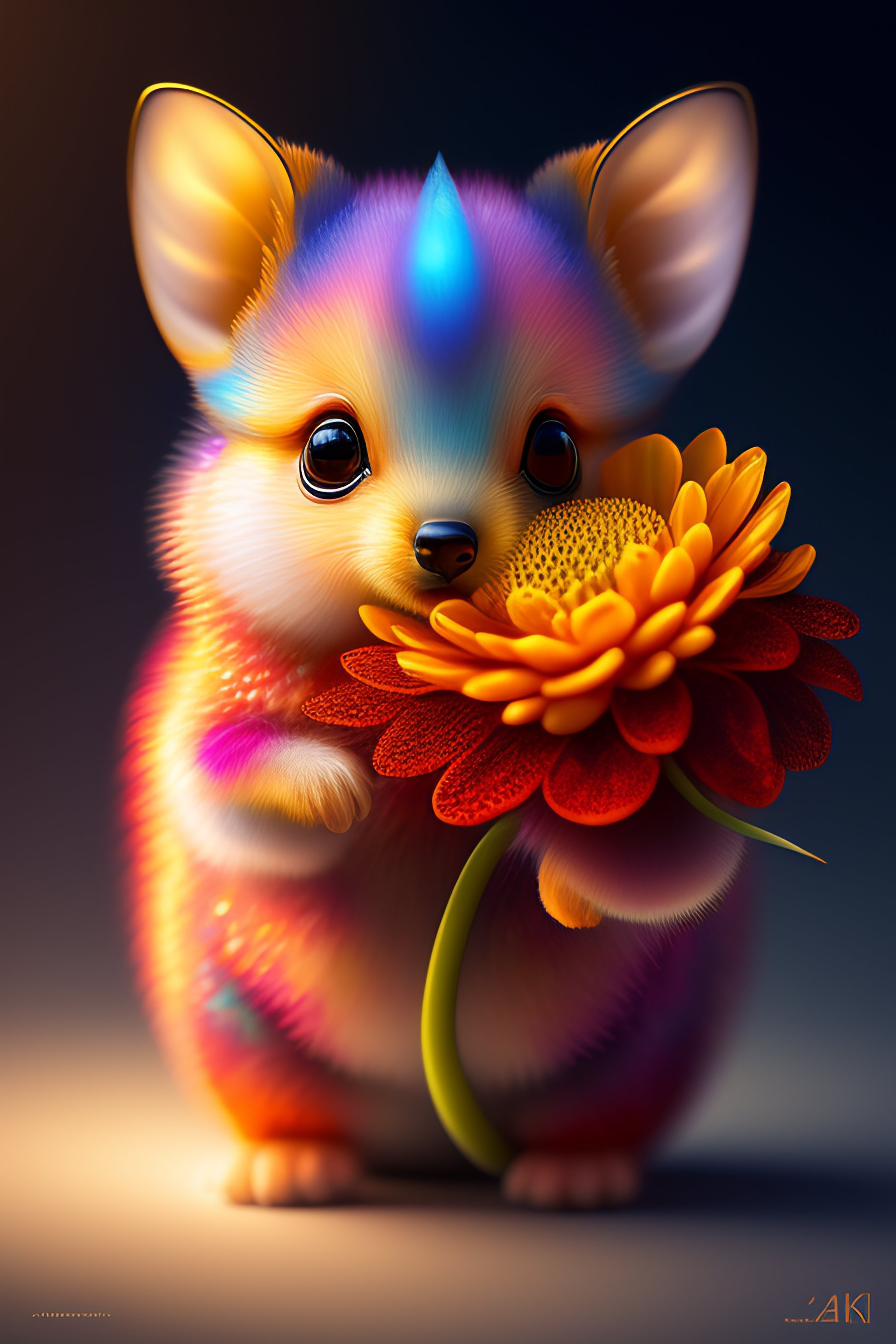 Lexica - Extremely Ultrarealistic Photorealistic cute creature holding ...