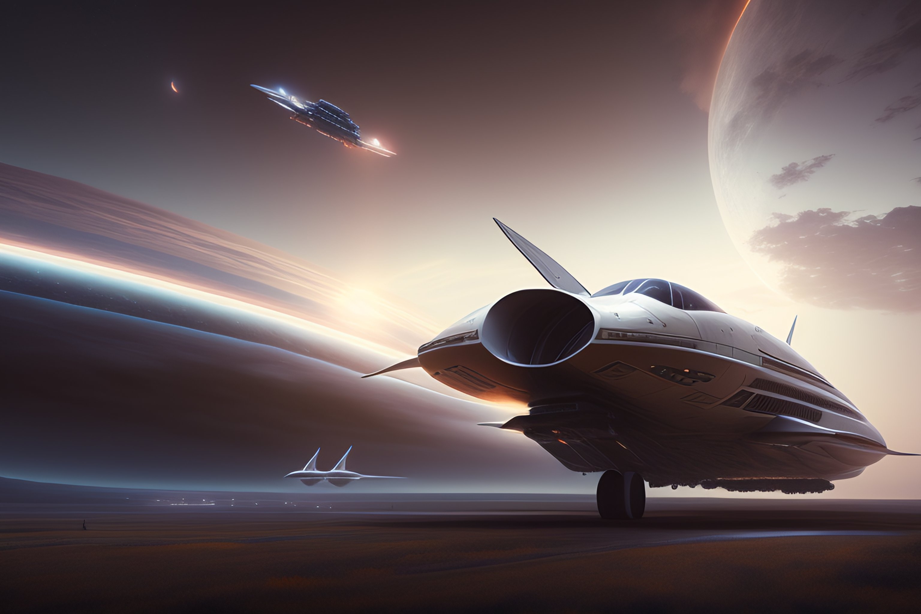 Lexica - ,spaceship soaring into the sky, passing through the ...