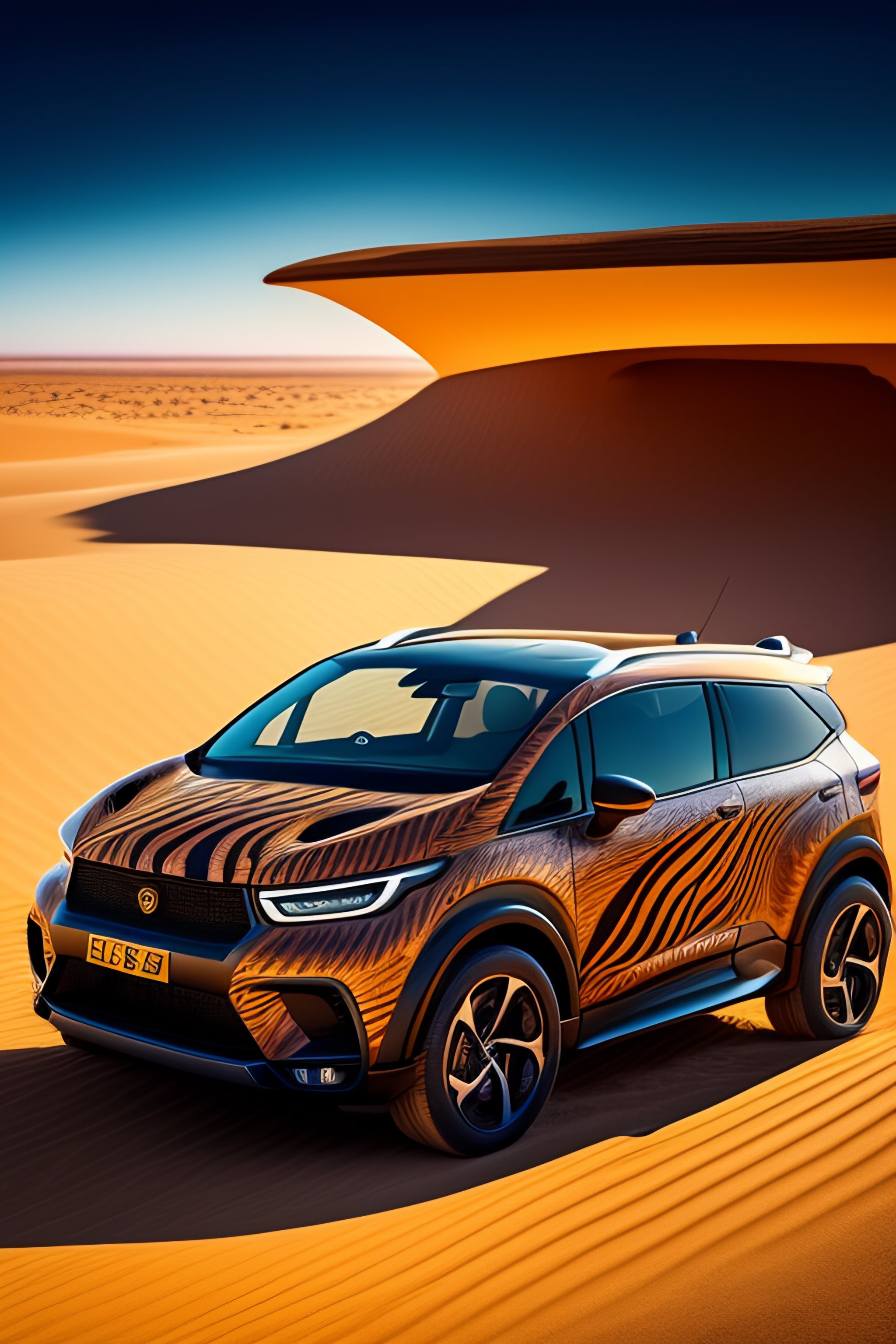 Lexica - Car as a tiger