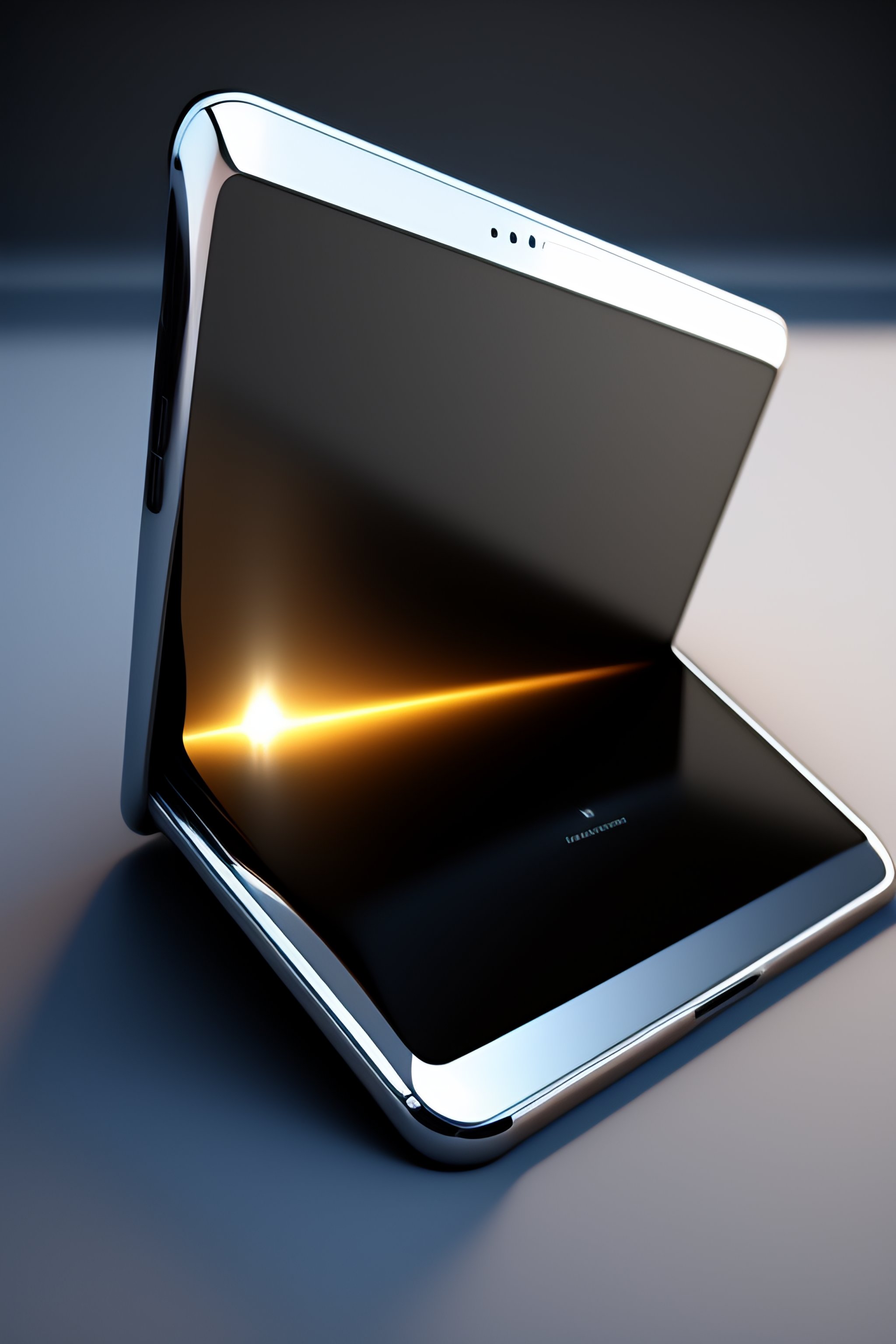 Lexica - Realistic 3D render of a futuristic tablet, ultra thin and ...