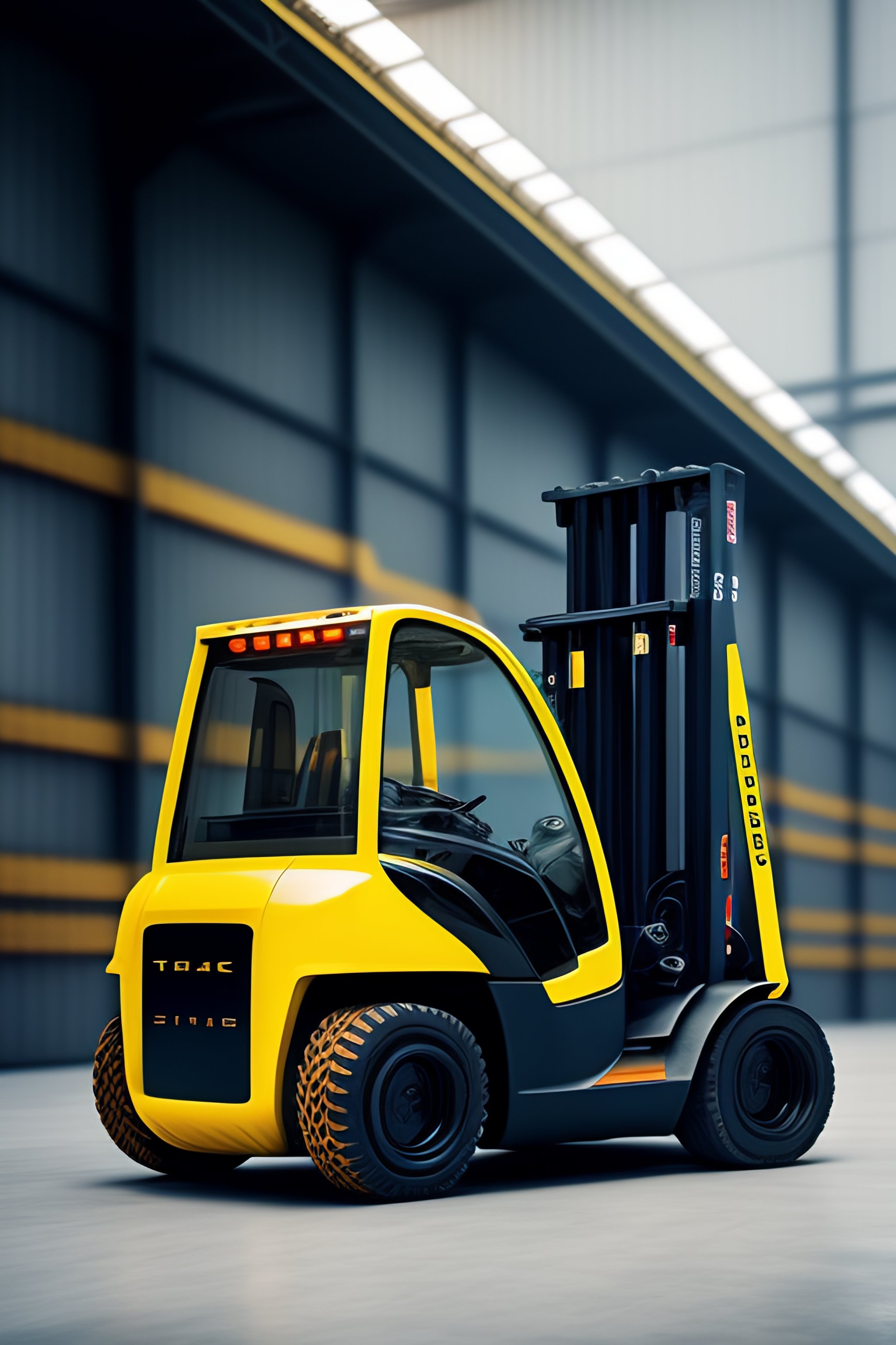 Lexica - Forklift,, Sleek, modern design, autonomous, streamlined ...