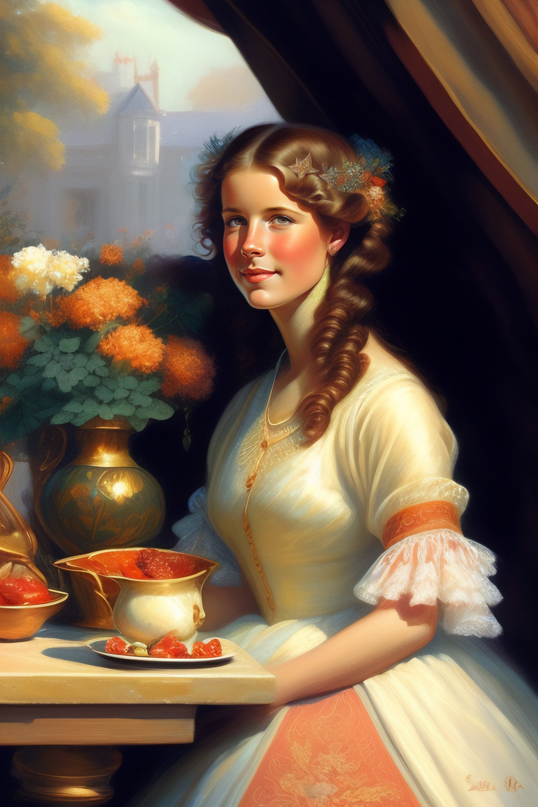 Lexica - Illustration, style of Helen Stratton