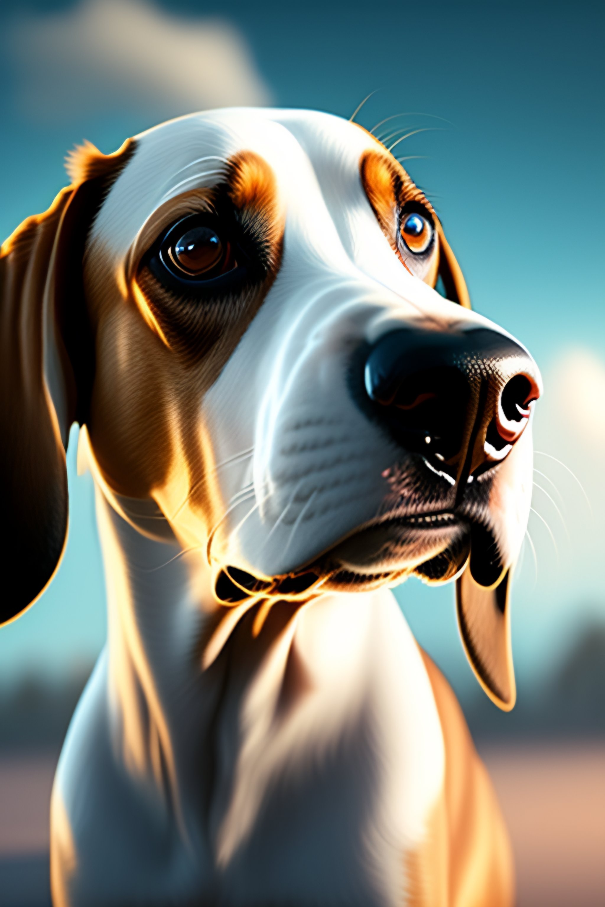 Lexica - Beagle, White snout, White head, Large eyes, 10 years old ...