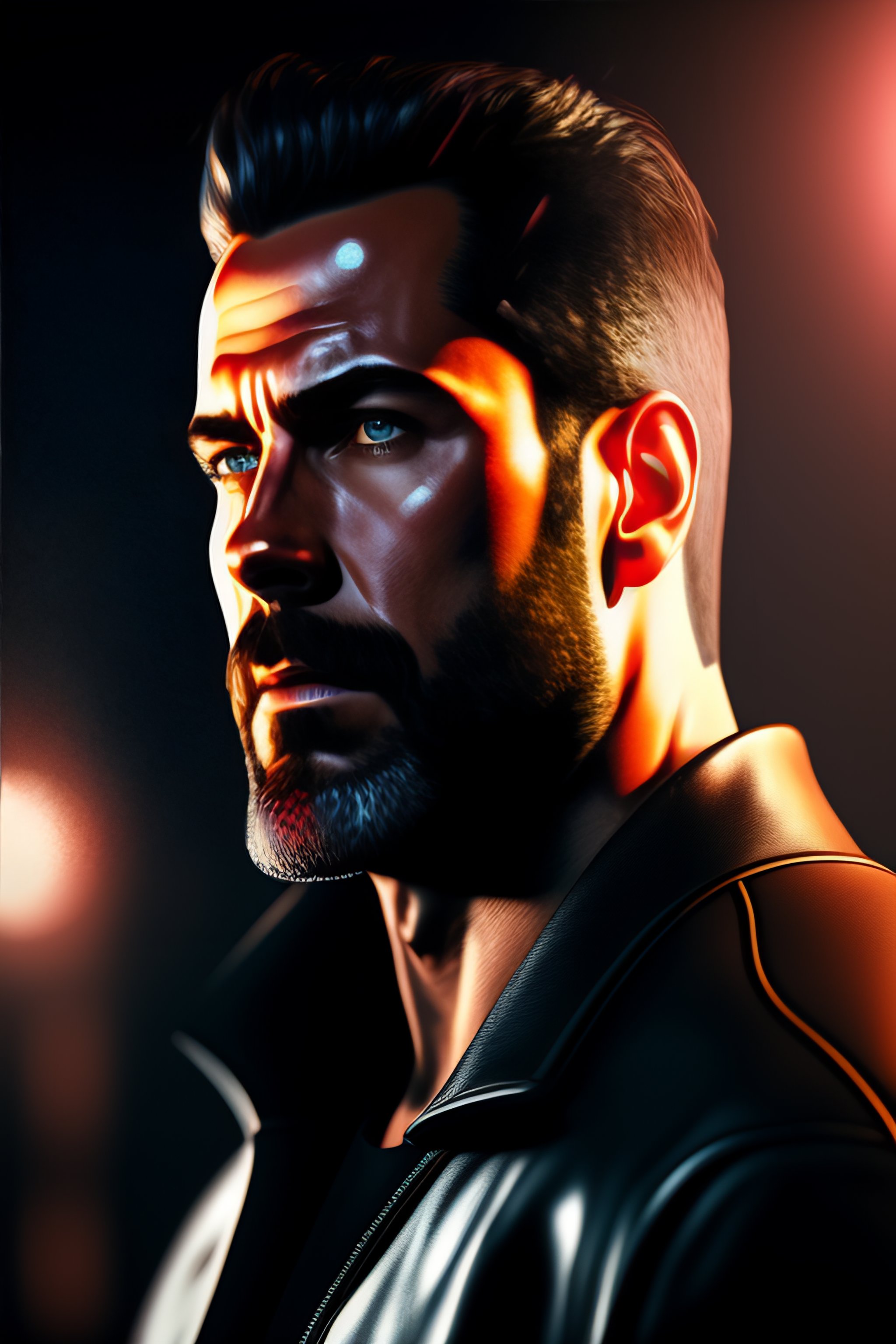 Lexica - Portrait art of negan walking dead, 8 k ultra realistic, lens ...