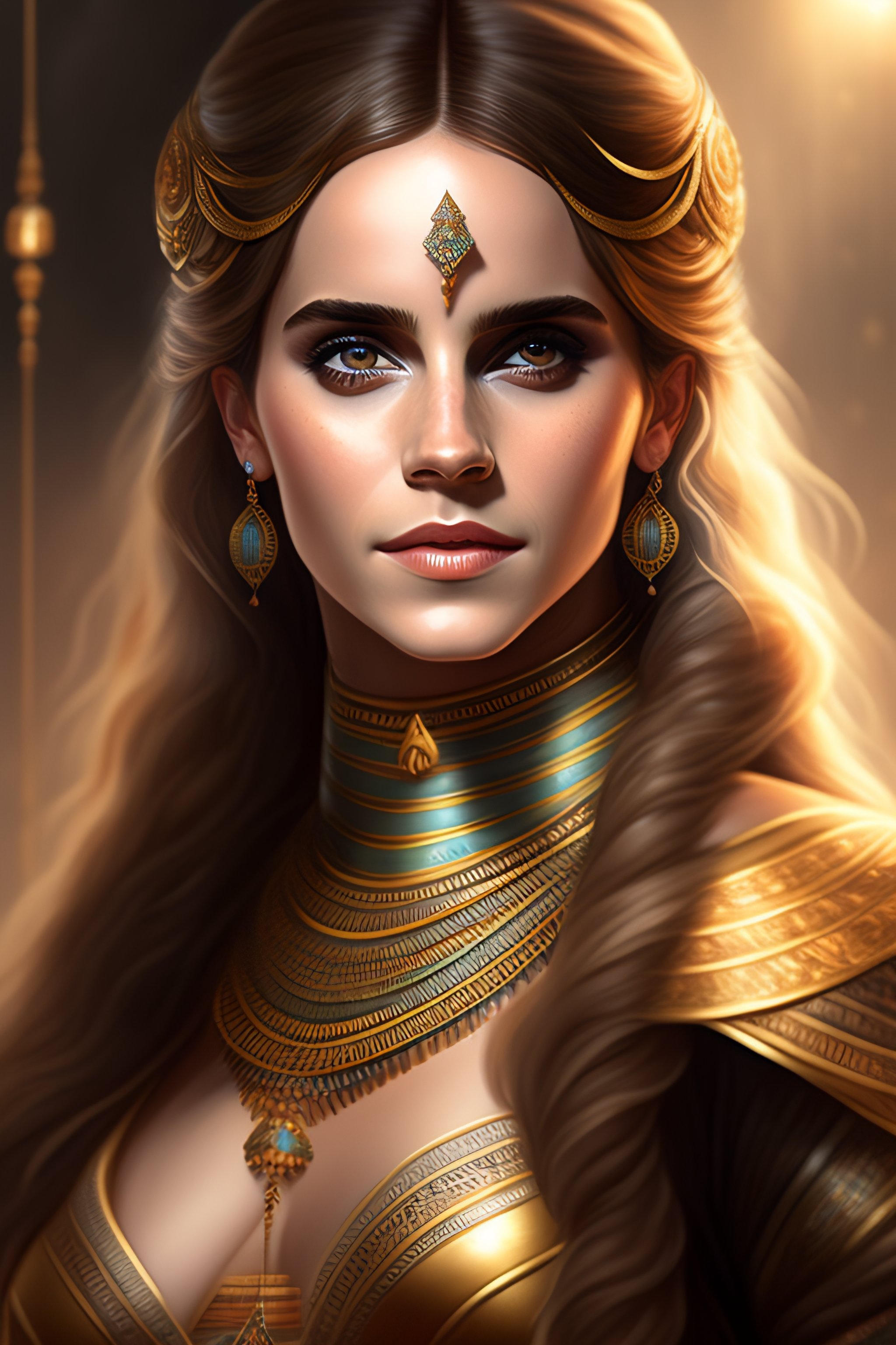 Lexica - Emma Watson as an extremely beautiful Egyptian Goddess ...