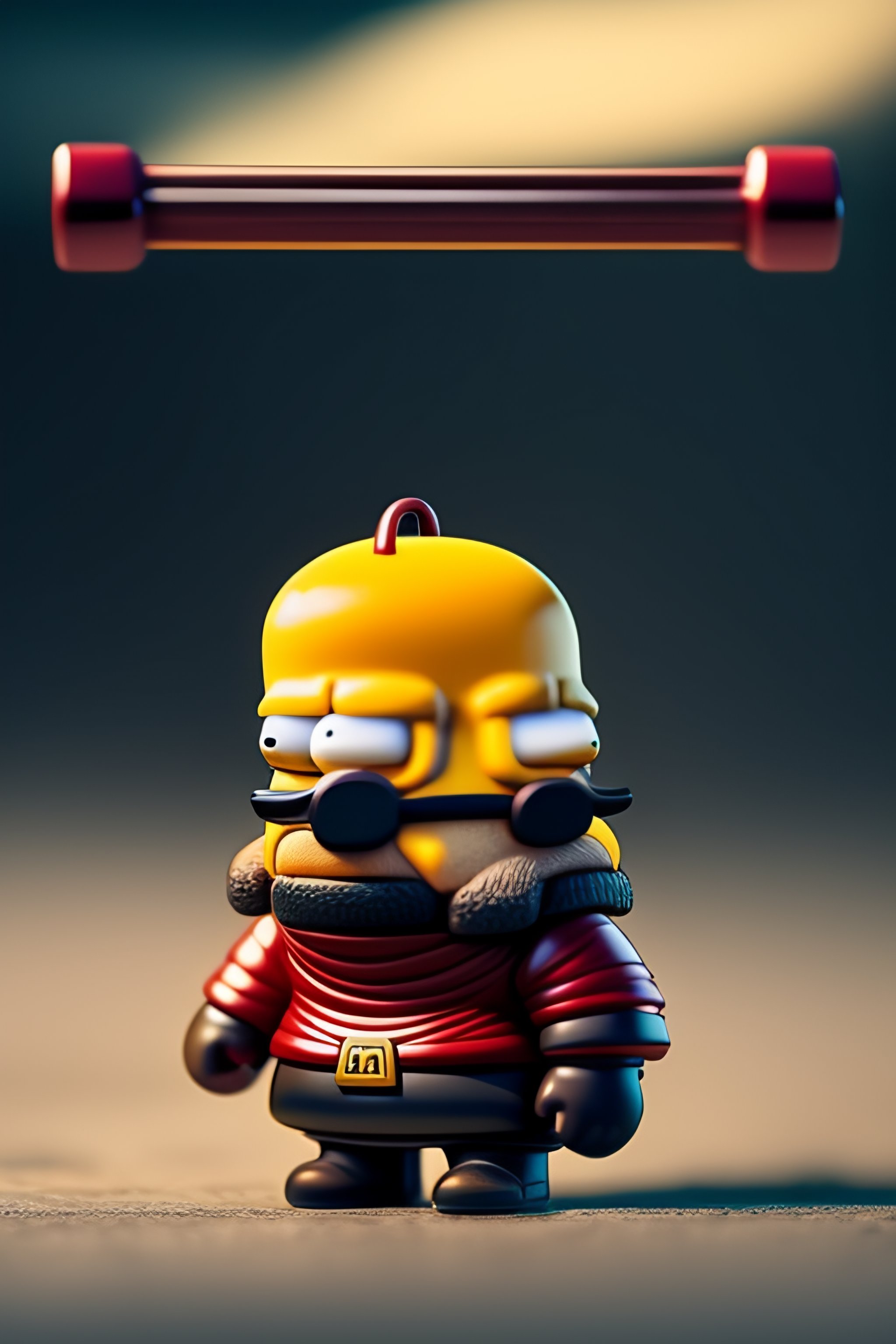 Lexica - Homer simpson samurai with katana