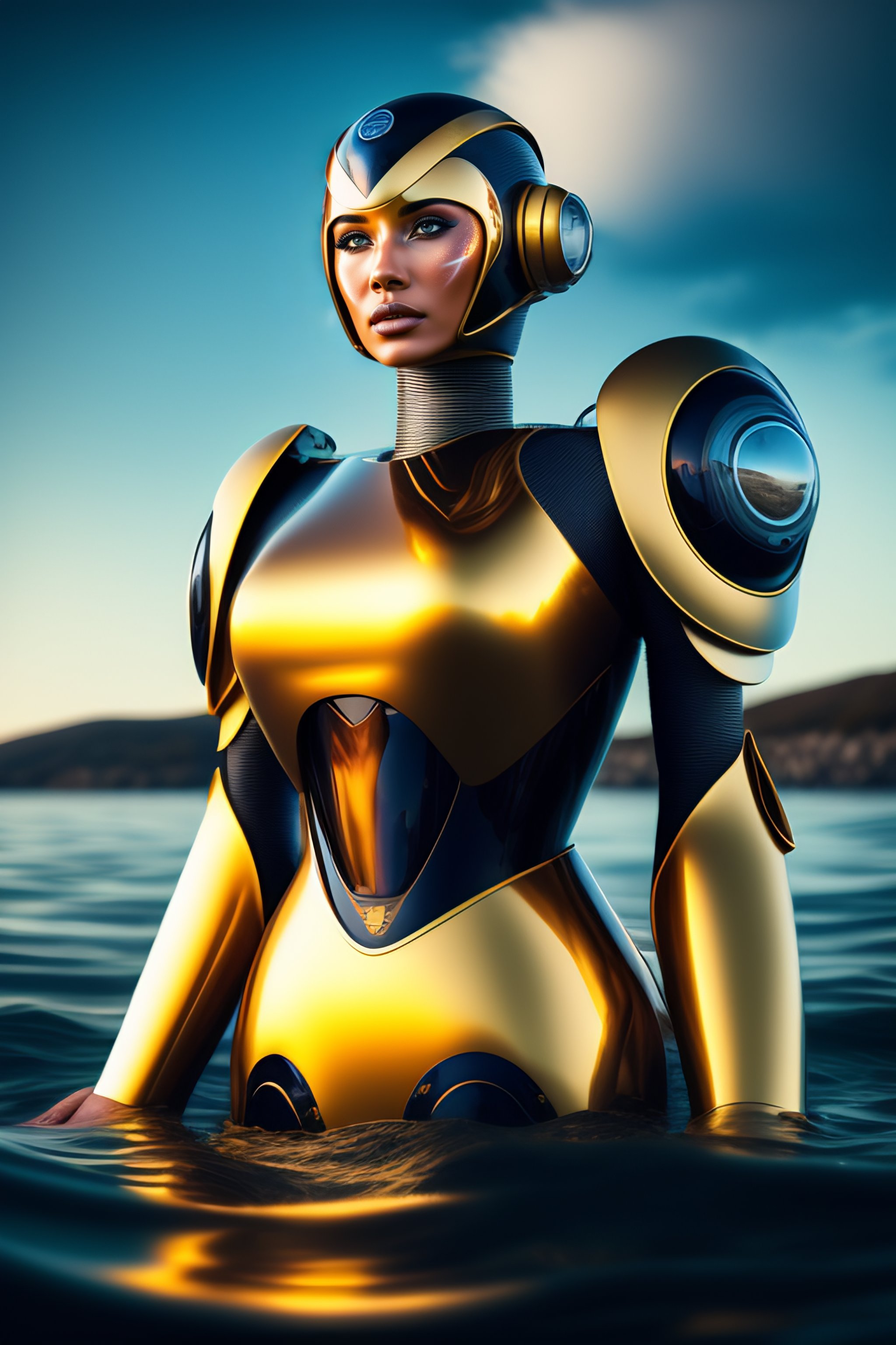 Lexica - Human robot on the water