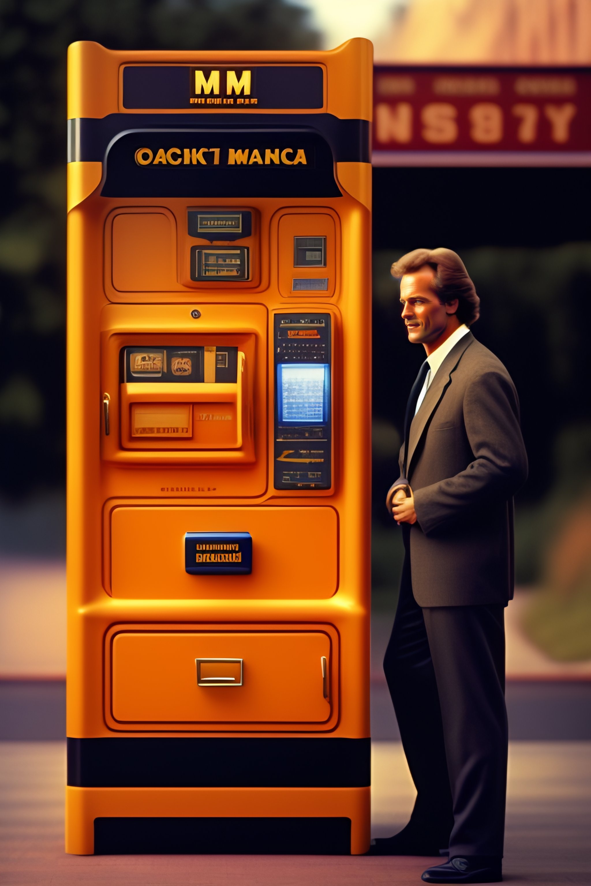 Lexica - Award winning poster design from the 80's, locksmith man ...