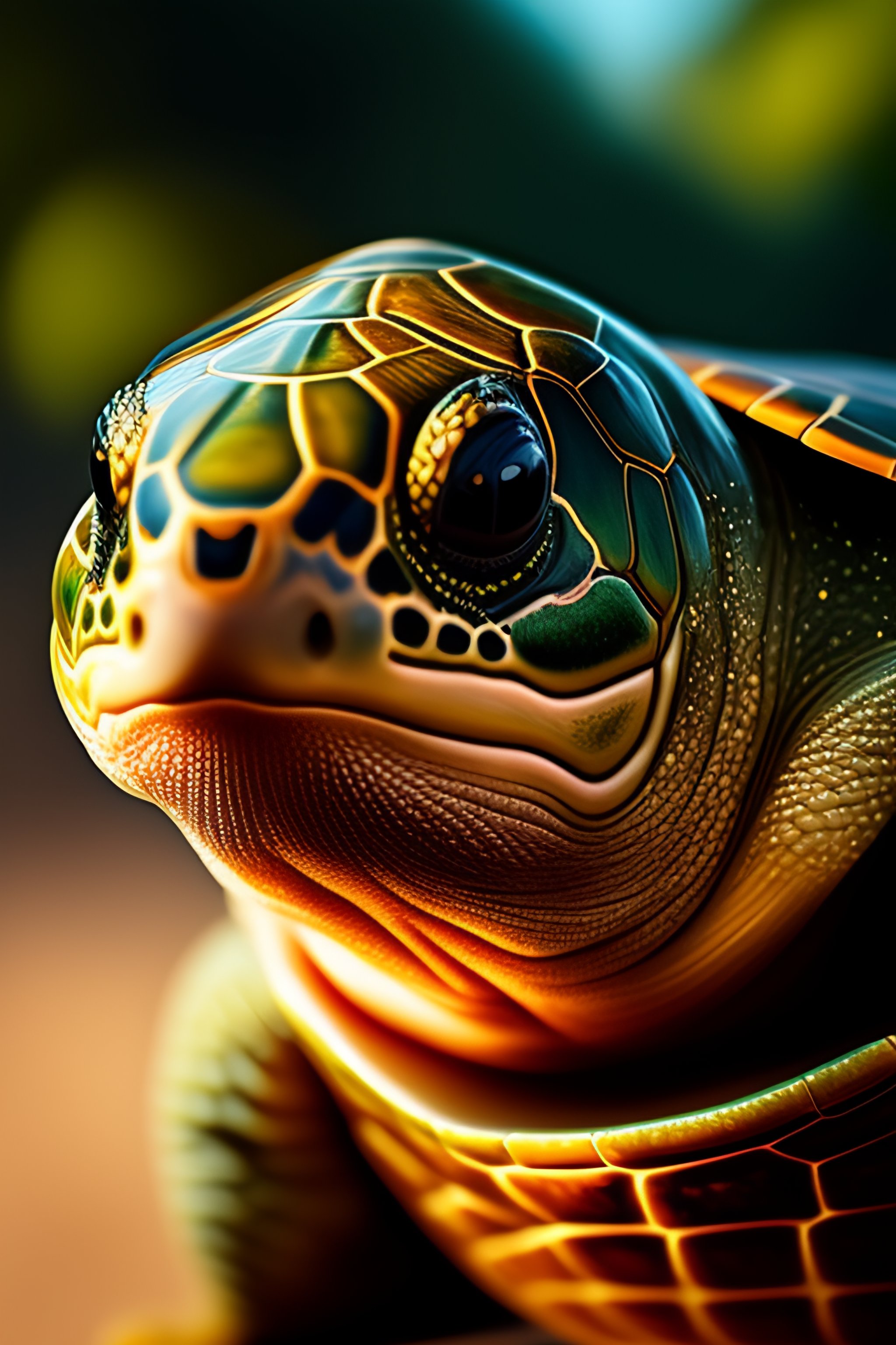 Lexica - Portrait of a turtle Pixar style