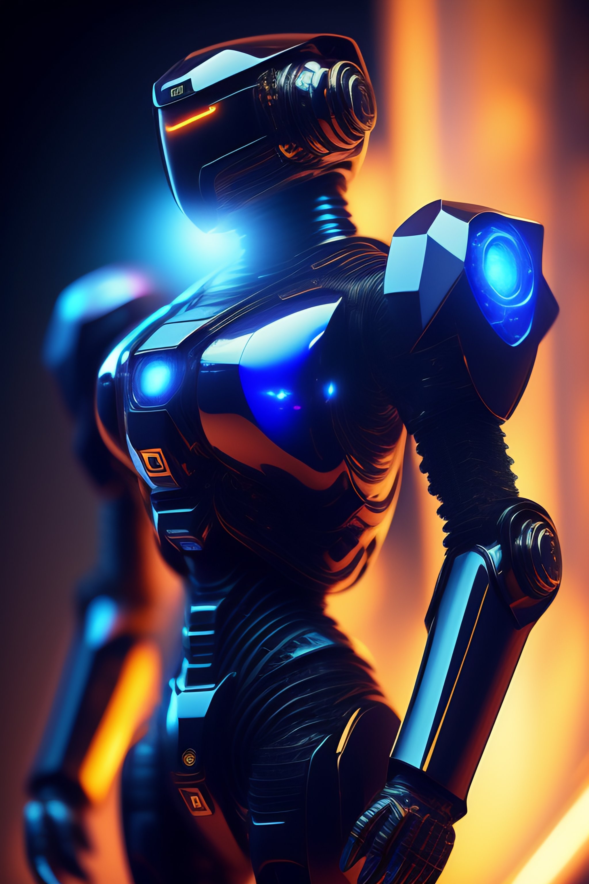 Lexica - Robotics, adaptative, Interestellar, unreal engine, ROBOT ...