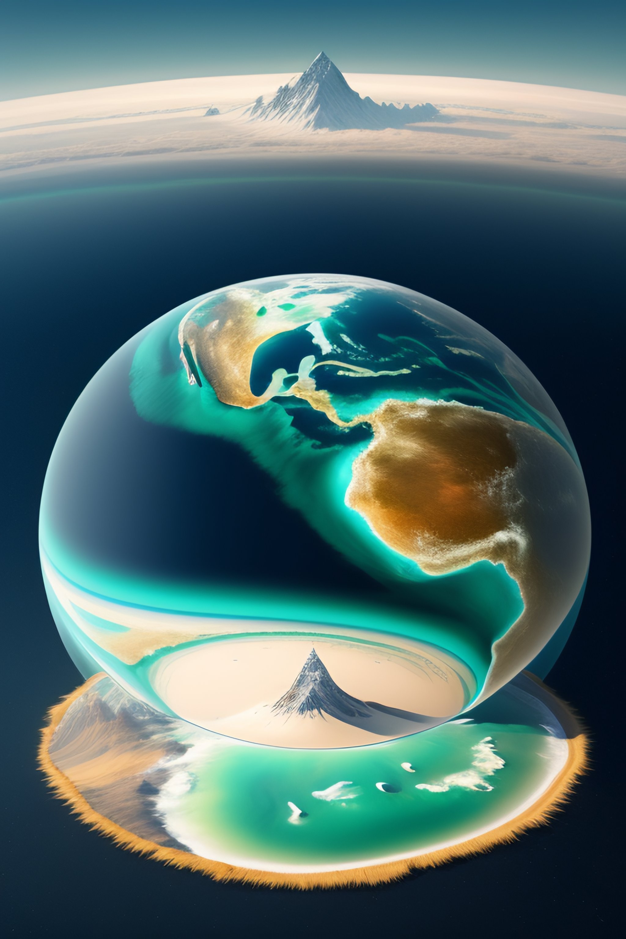 Lexica - Real flat Earth map