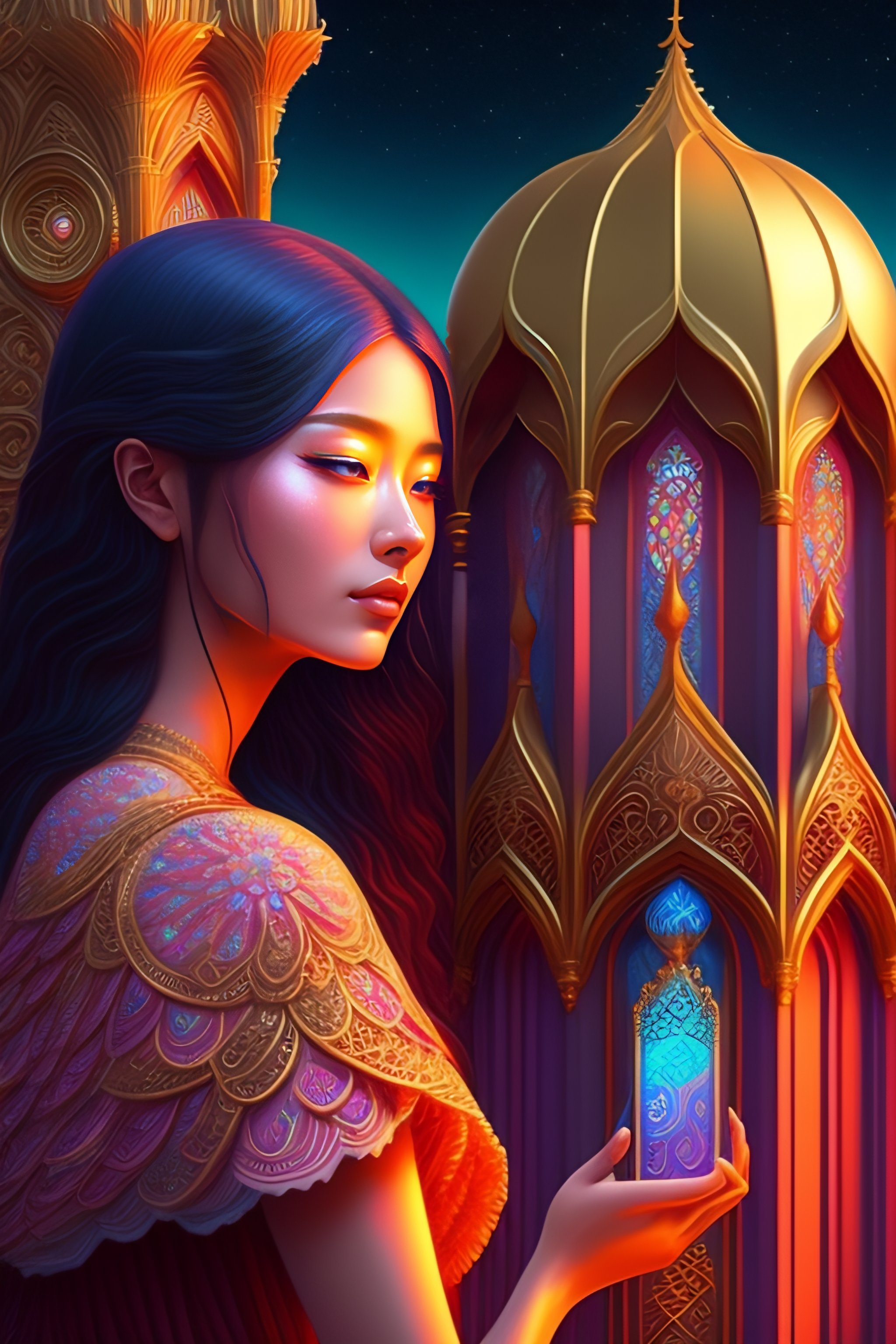 Lexica - God talking with a human by Casey Weldon, Olga Kvasha, Miho ...