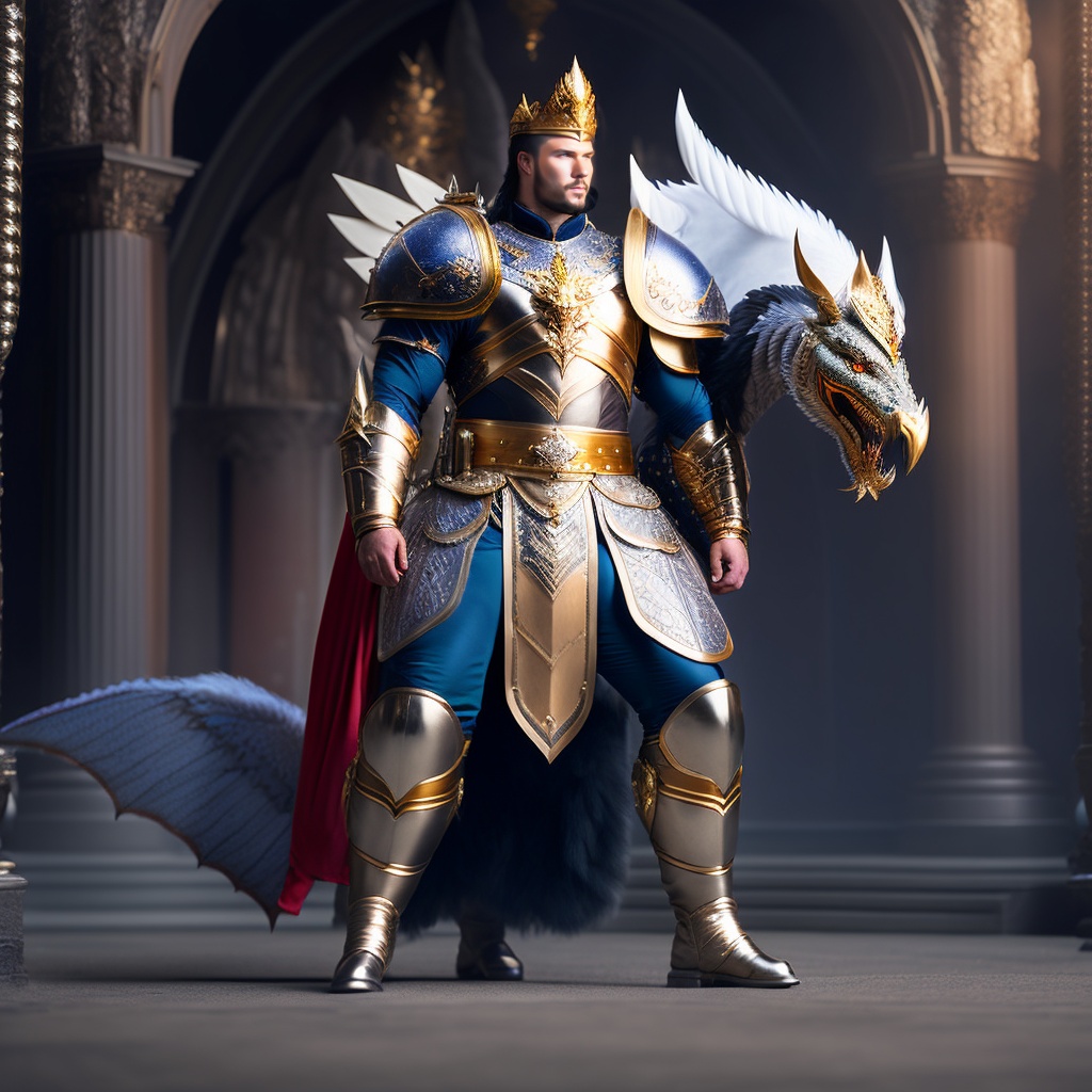 Lexica - Full body portrait of a protection paladin, reminiscent of ...