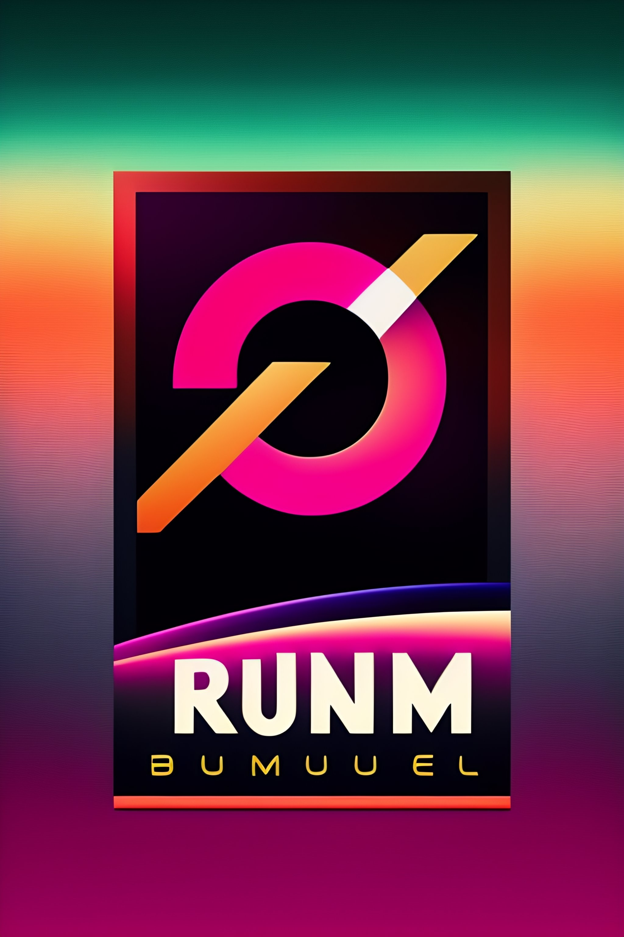 Lexica - Elegant graphic design logo of BGM in style of david rudnick ...