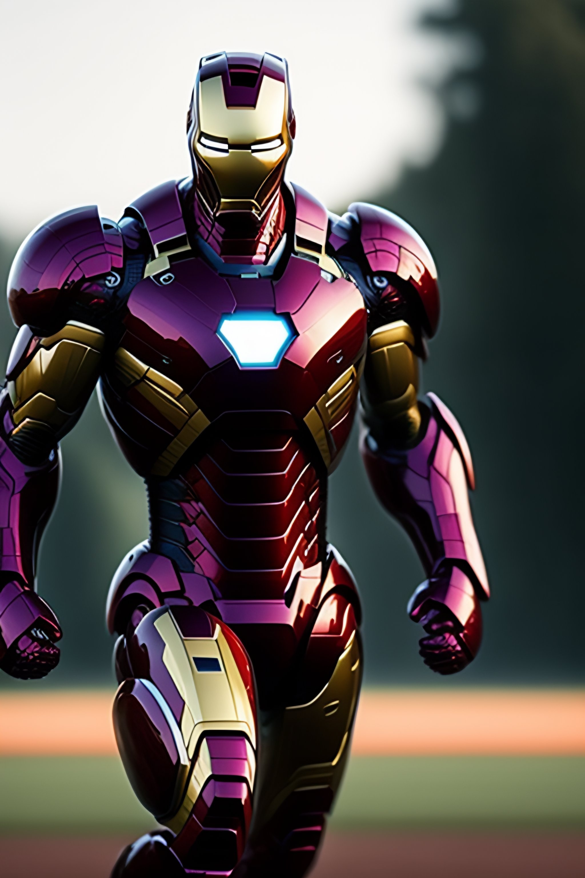 Lexica - Tom hanks as iron man without helmet in front of the school
