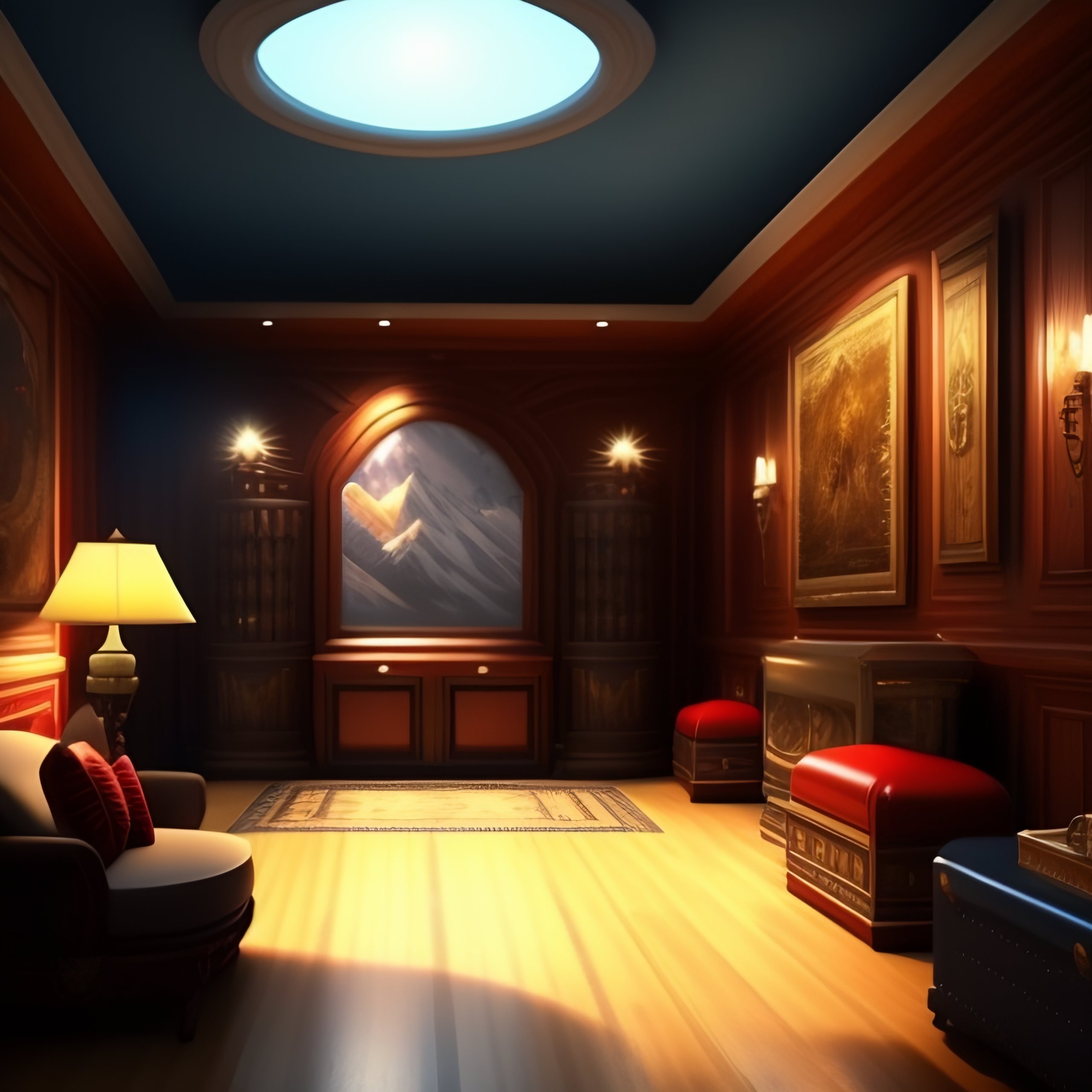 Lexica - Draw a game scenery background that represents a movie studio ...