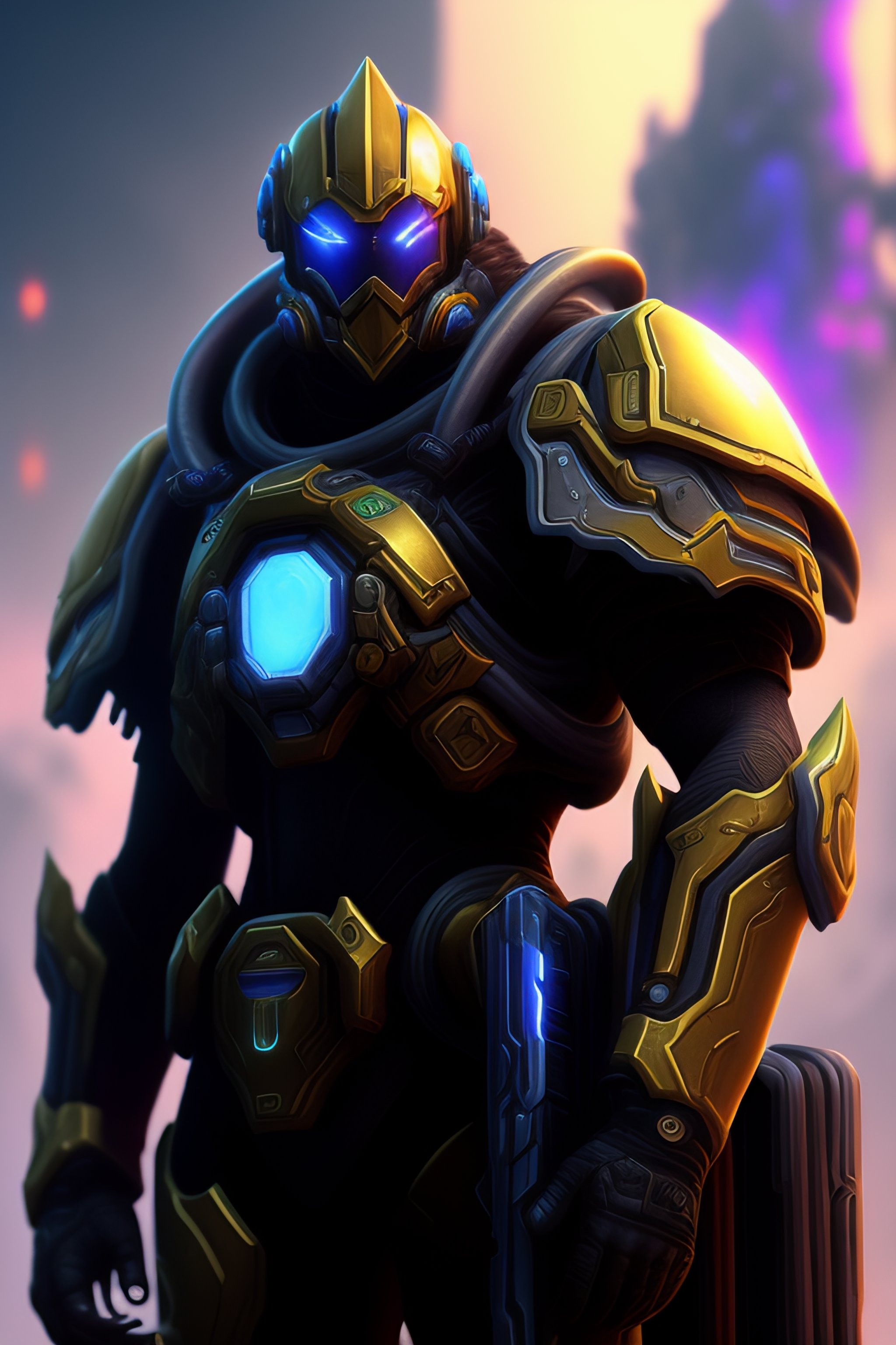 Lexica - Drawing of an army in starcraft 2