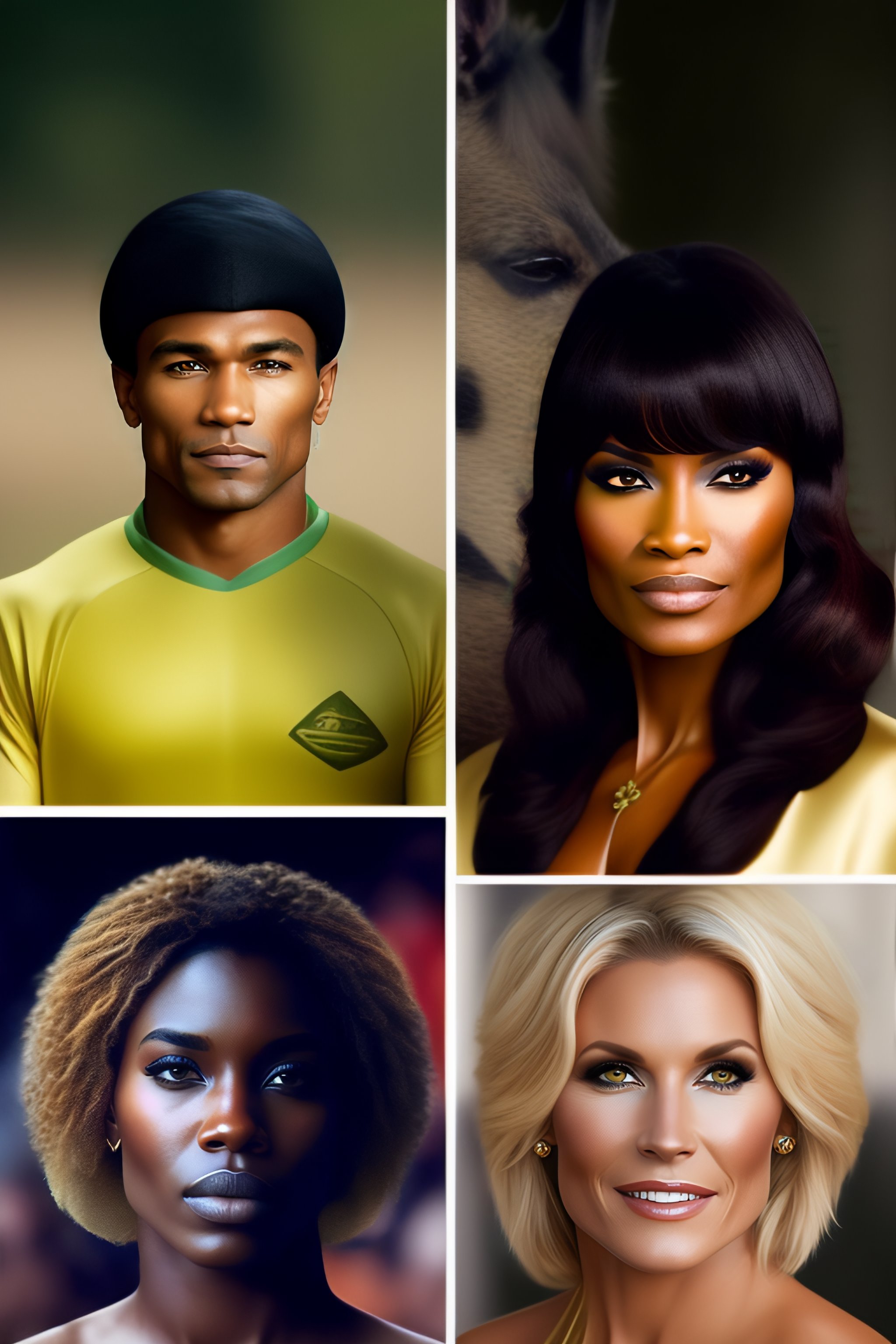 Lexica - True animal-human merged fantasy race faces out of Midge