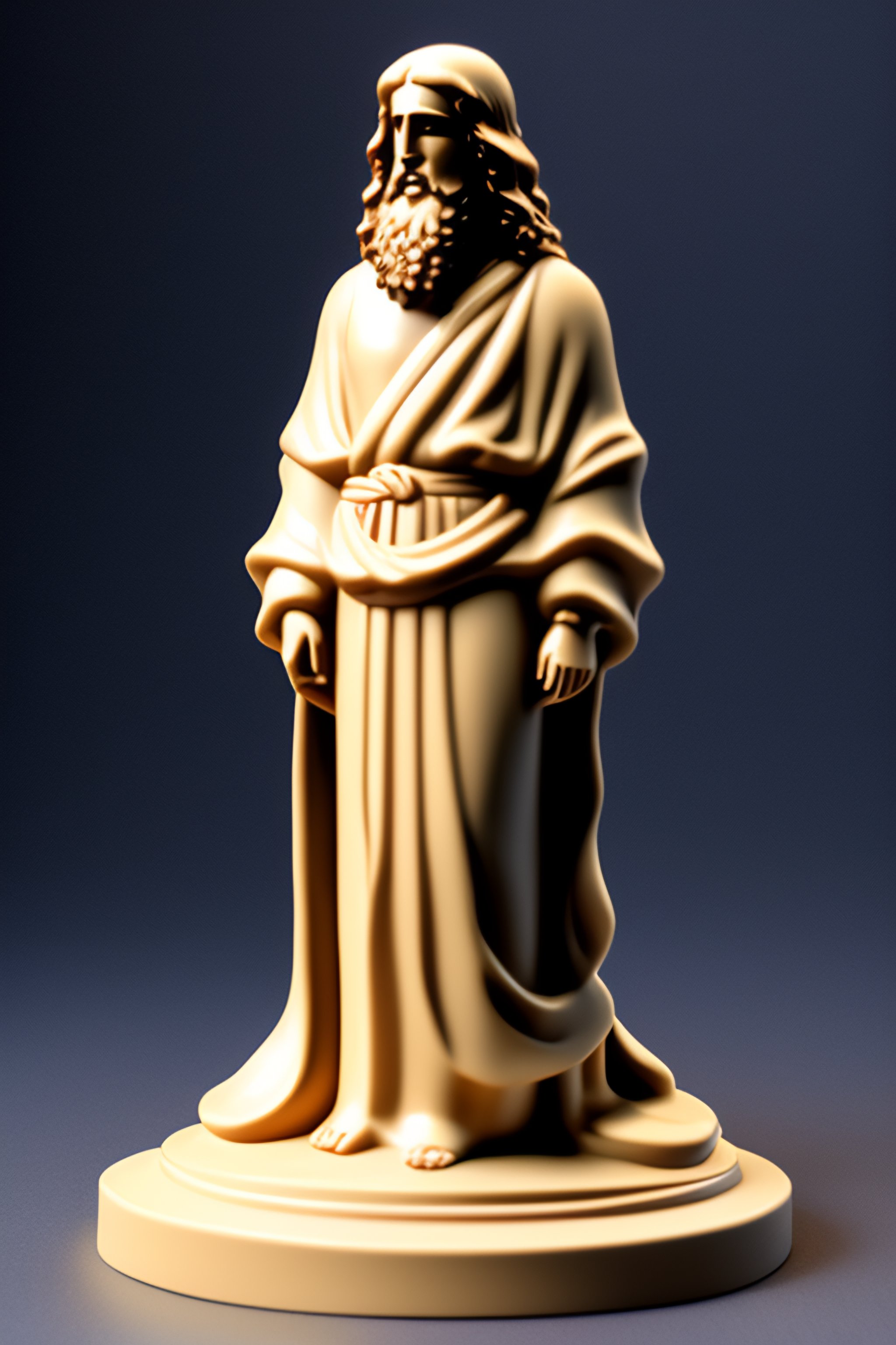 Lexica - Christ jesus in clay model sketch