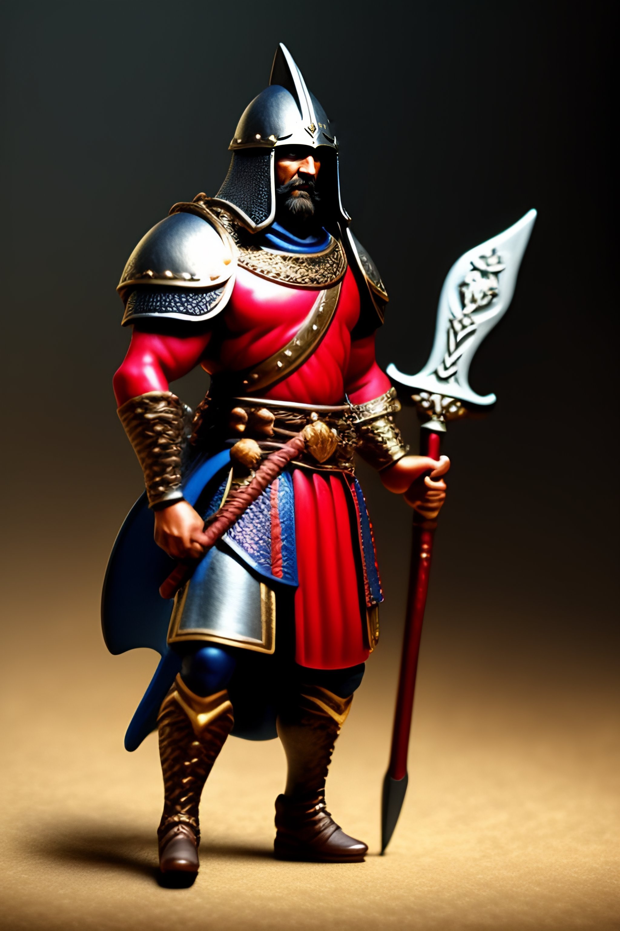 Lexica - Medieval warrior with a large two-handed axe.