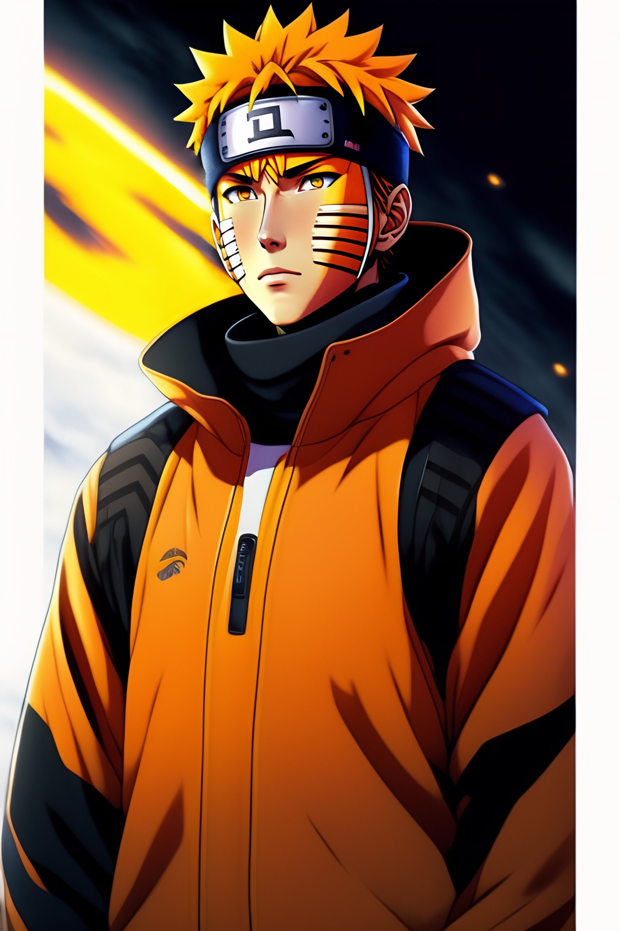 Lexica - Naruto Uzumaki in tech gear clothes. concept art by James ...