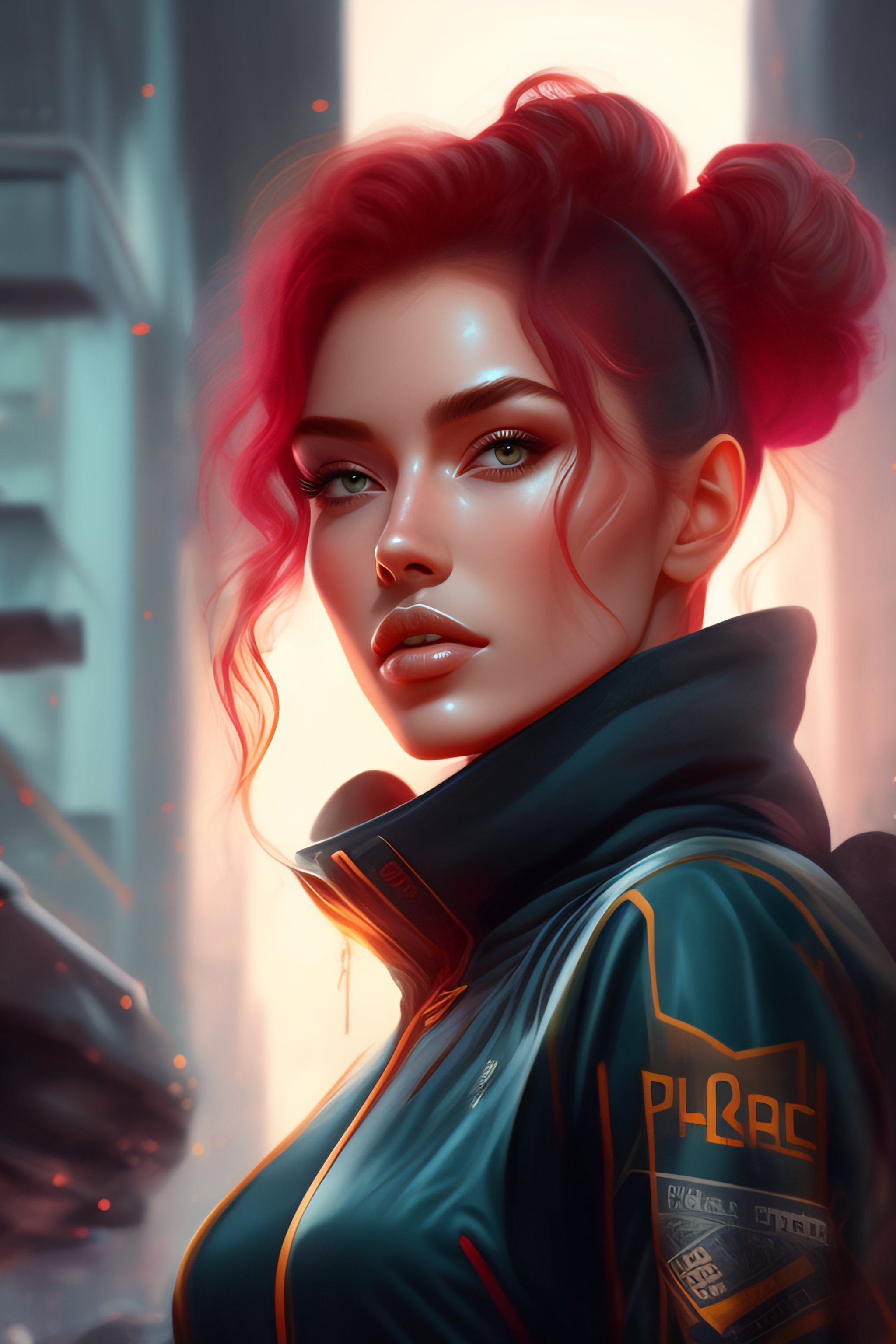 Lexica - Wearing cyberpunk intricate streetwear, respirator, beautiful ...