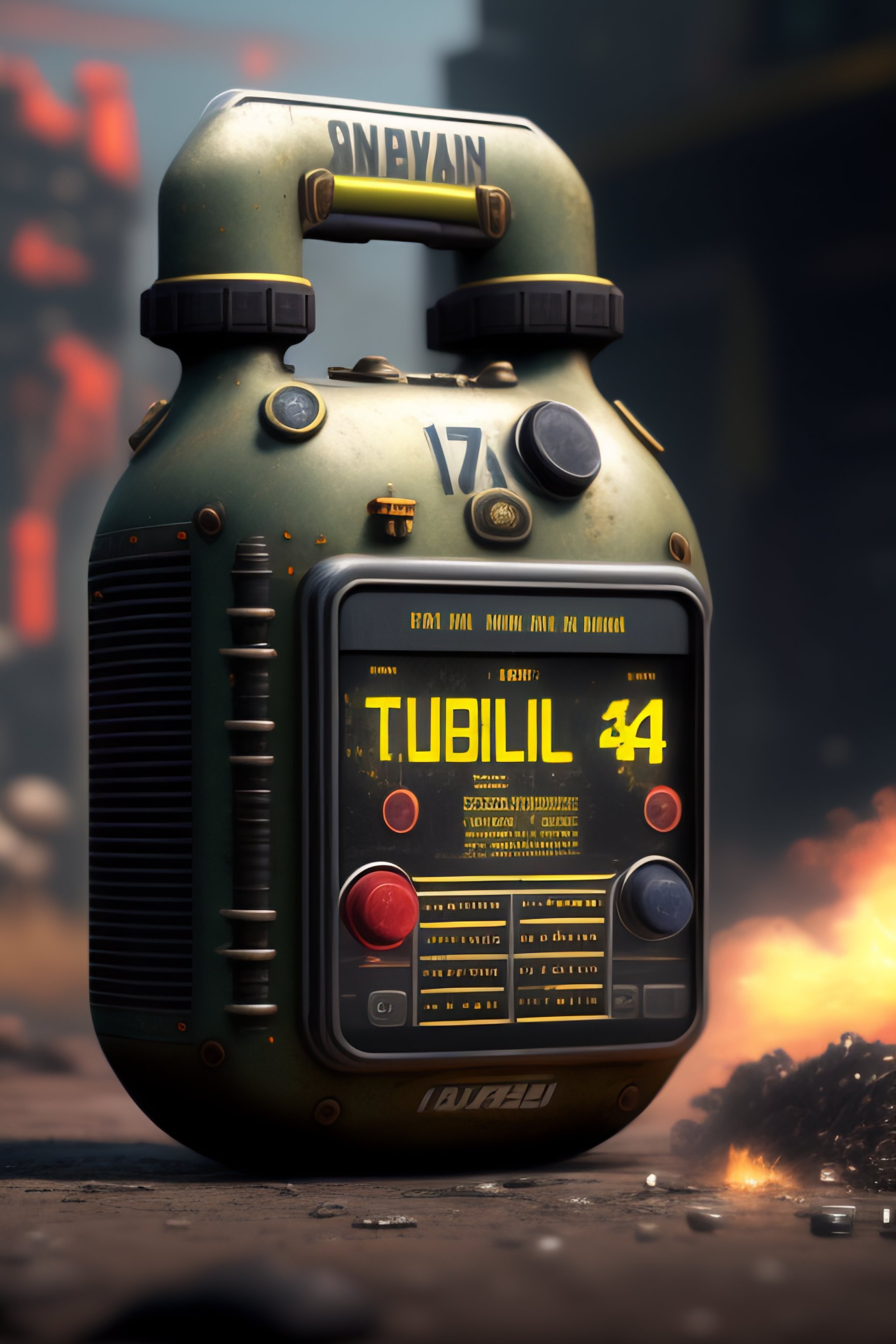 Lexica - An extremely complex Fallout 4 Mobile phone,Waste punk