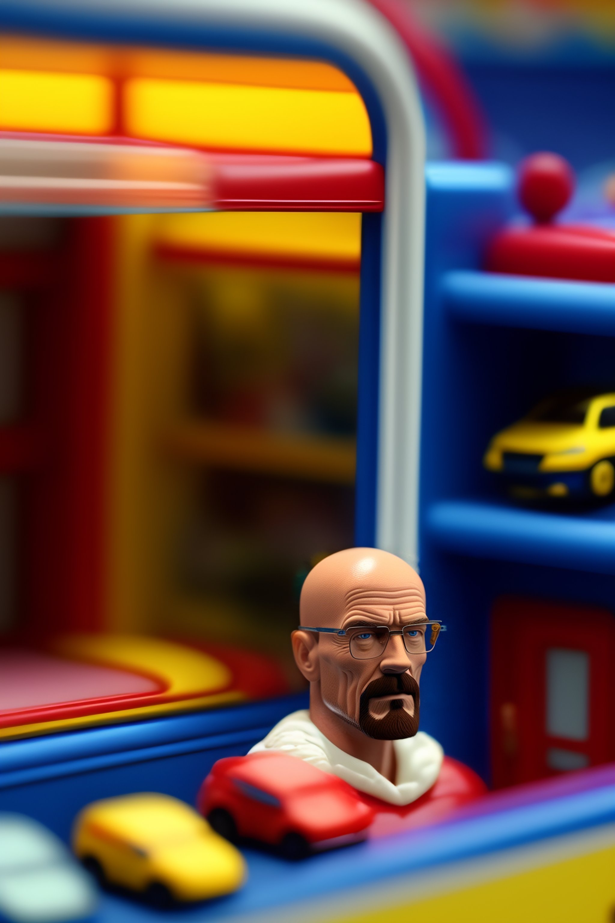 Lexica - Walter White trapped in Toys R Us